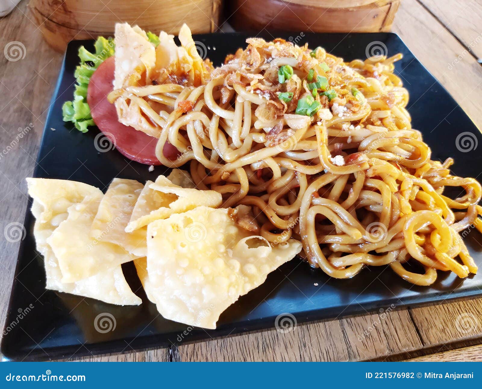 The Devil Noodles stock photo. Image of food, plating - 221576982