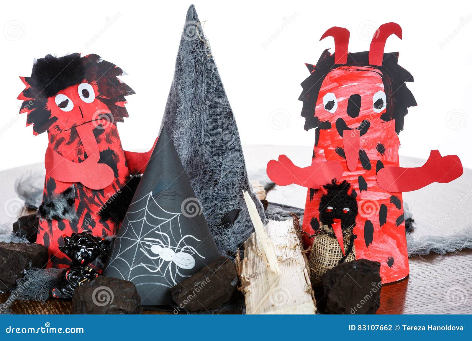 Devil paper ornament stock photo. Image of halloween - 83107662