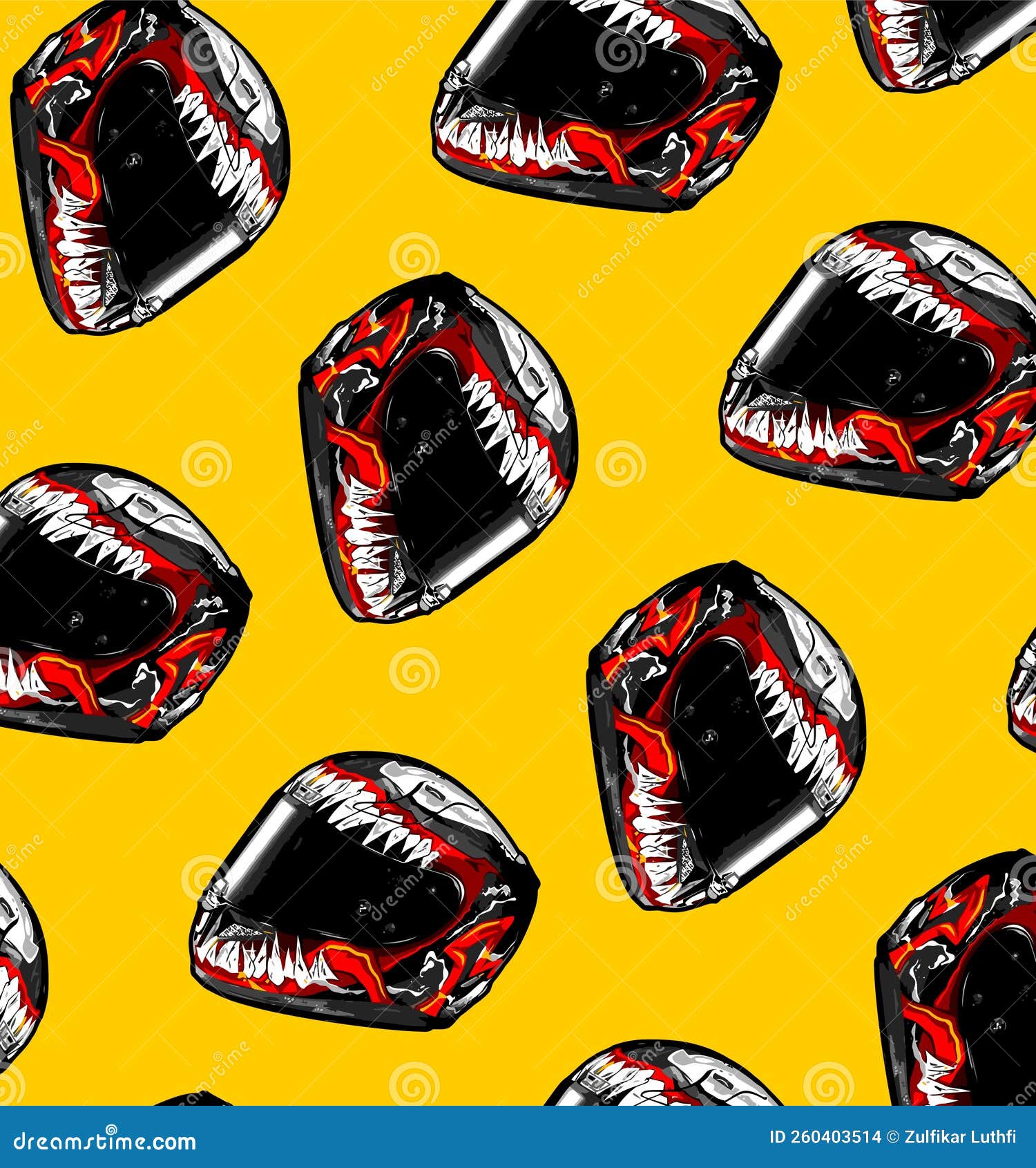 Satan Helmet Ingking Illustration Artwork Cartoon Vector ...