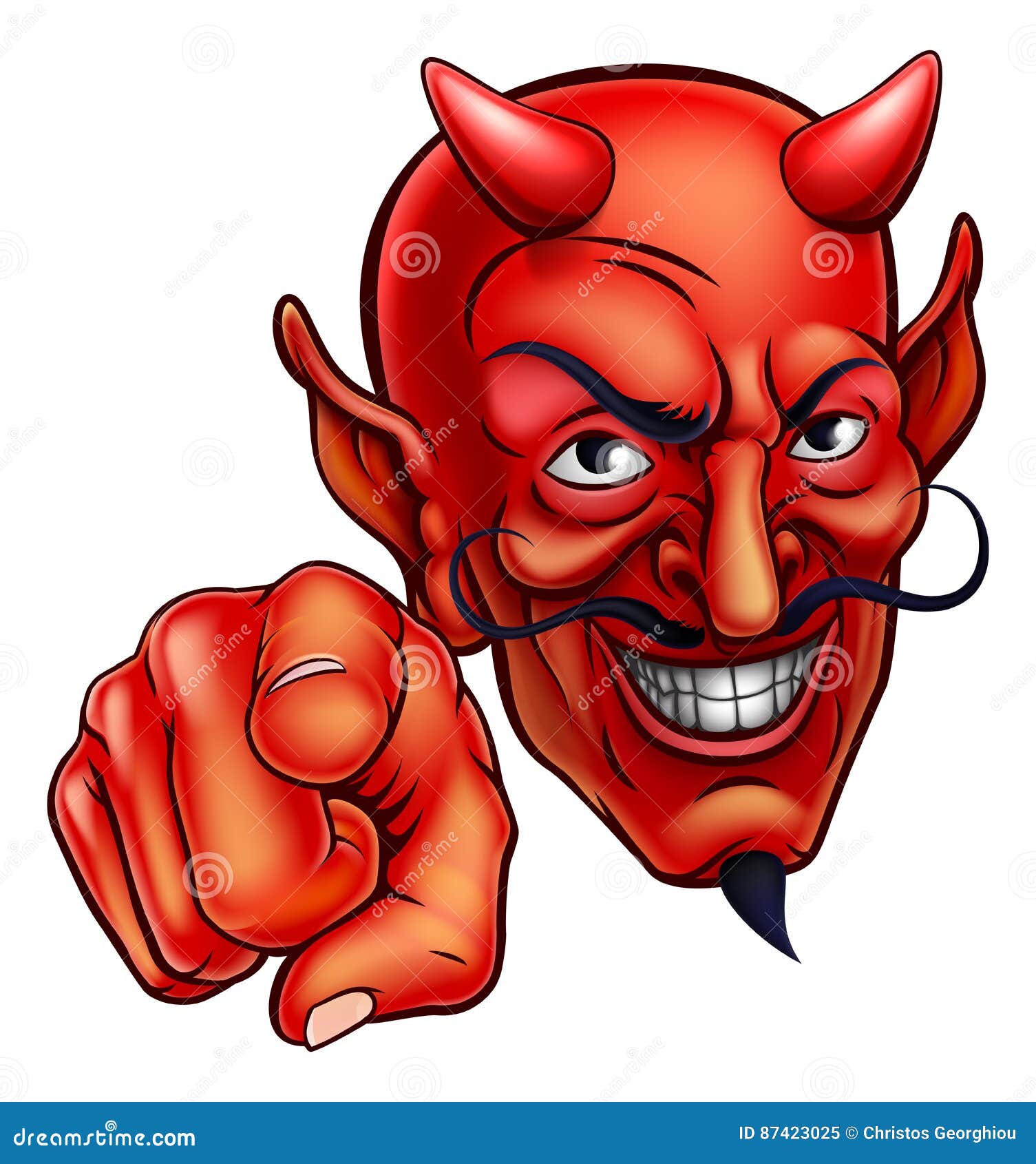 Hot, She-Devil Cartoon Vector | CartoonDealer.com #463209