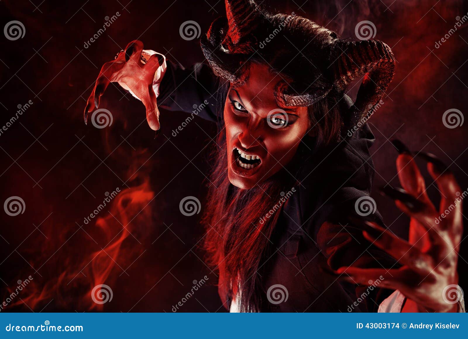 Devil portrait stock photo. Image of gothic, evil, anger - 43003174