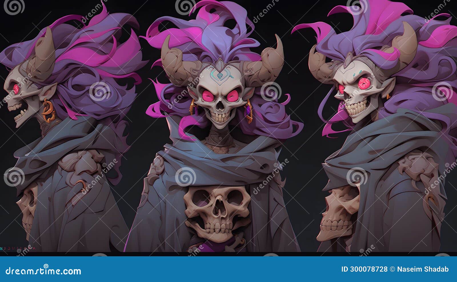 Devil queen stock illustration. Illustration of mythology - 300078728