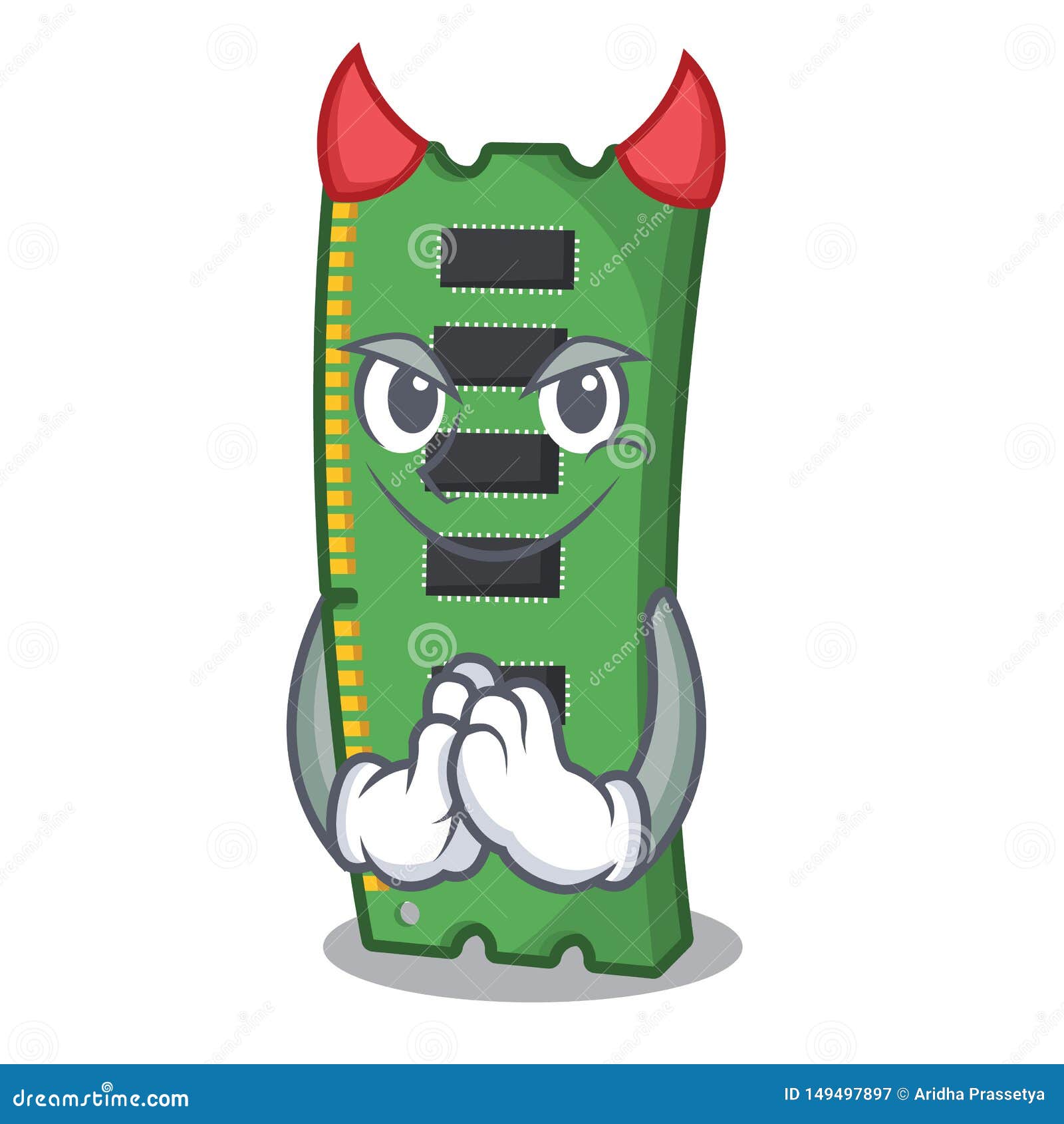 Computer Ram Cartoon