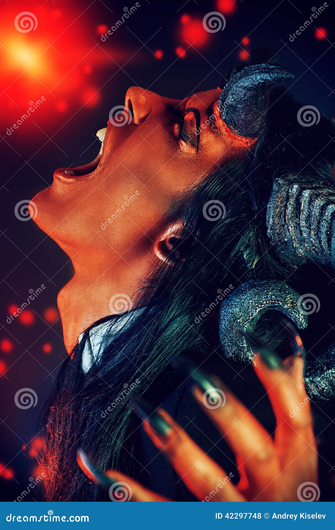 Devil roar stock photo. Image of body, devil, darkness - 42297748