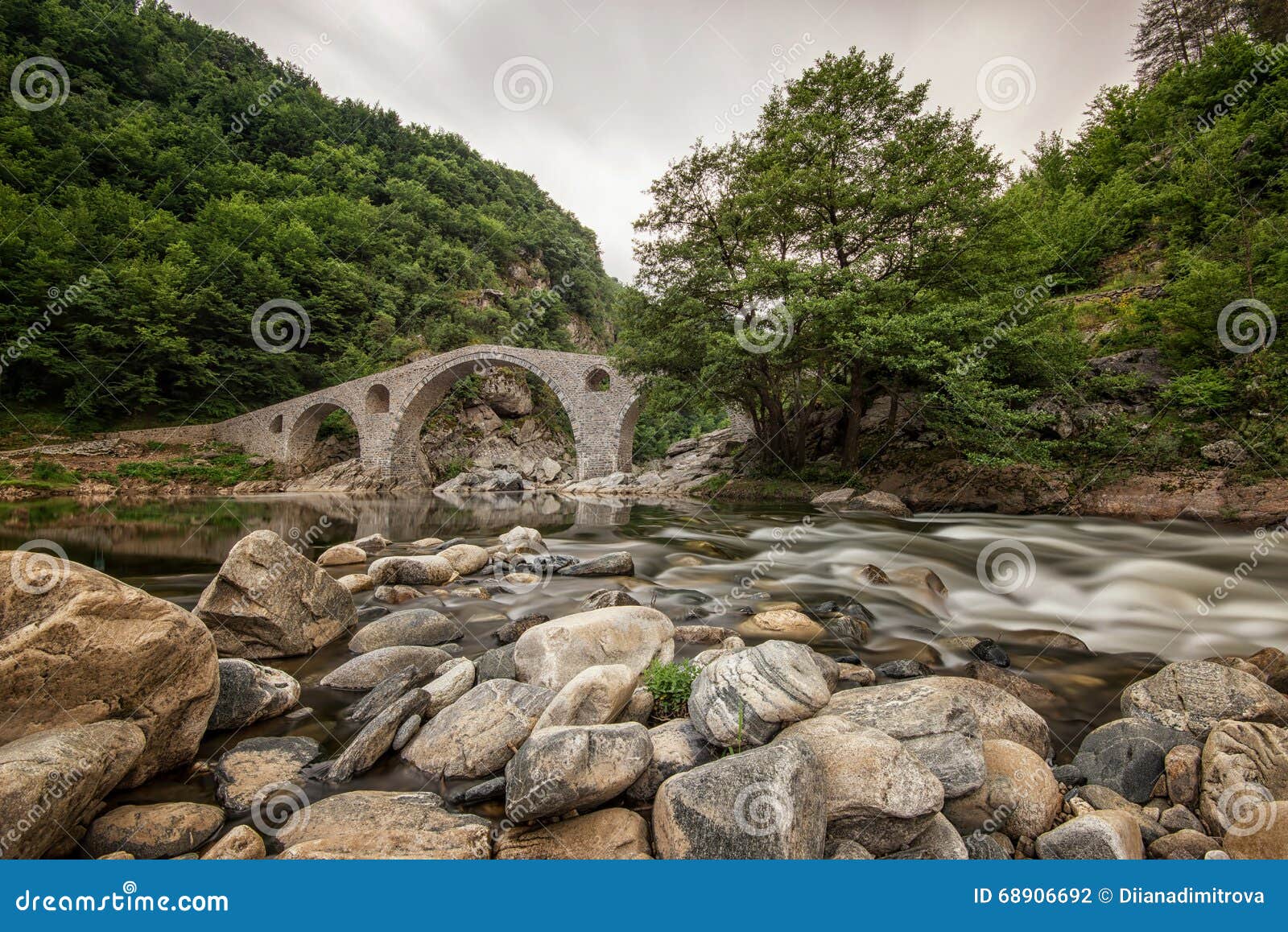 Devil S Bridge - an Ancient Stone Bridge in Bulgaria, Europe Stock ...