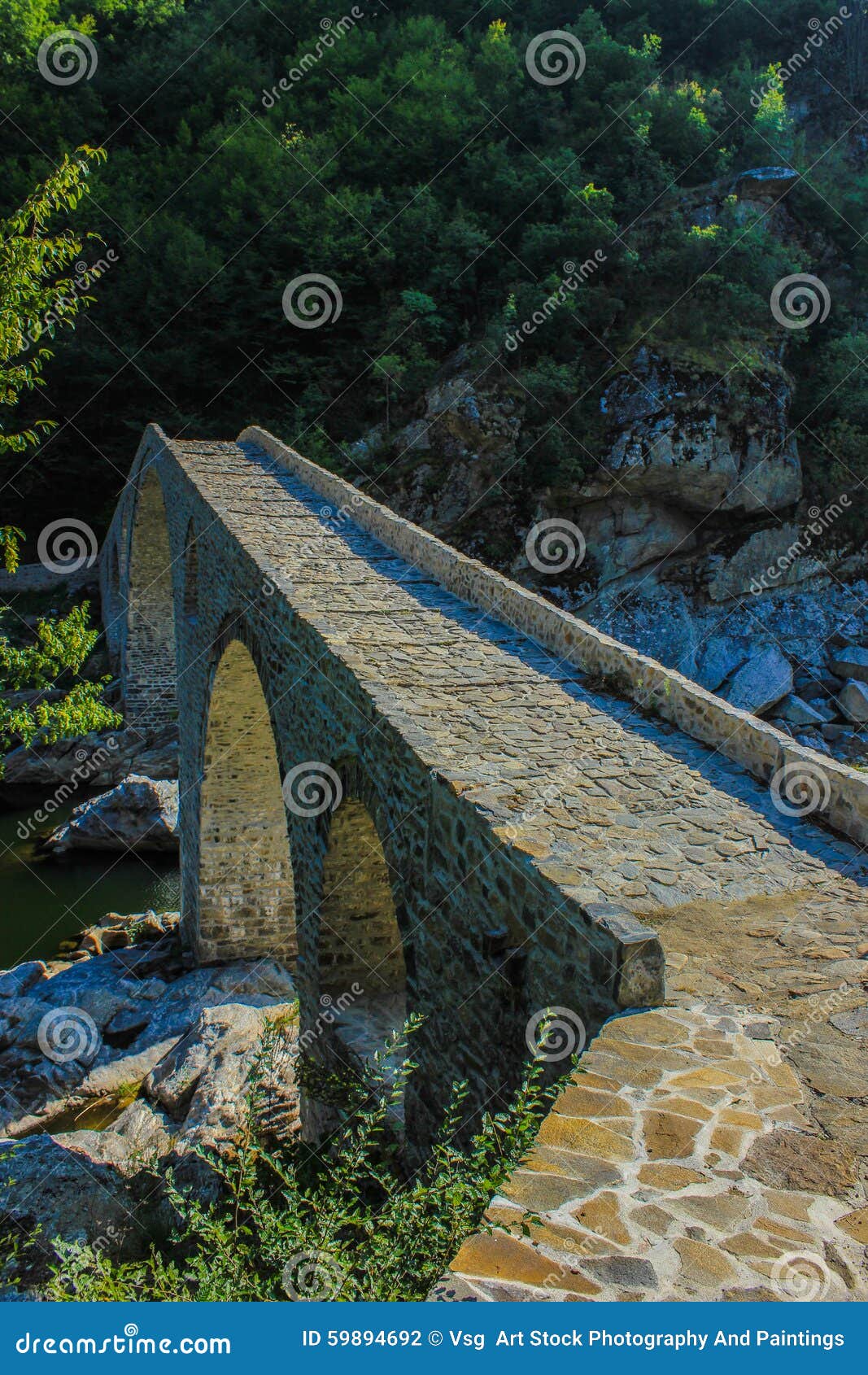 The Devil S Bridge- Ardino, Bulgaria Stock Photo - Image of journey ...