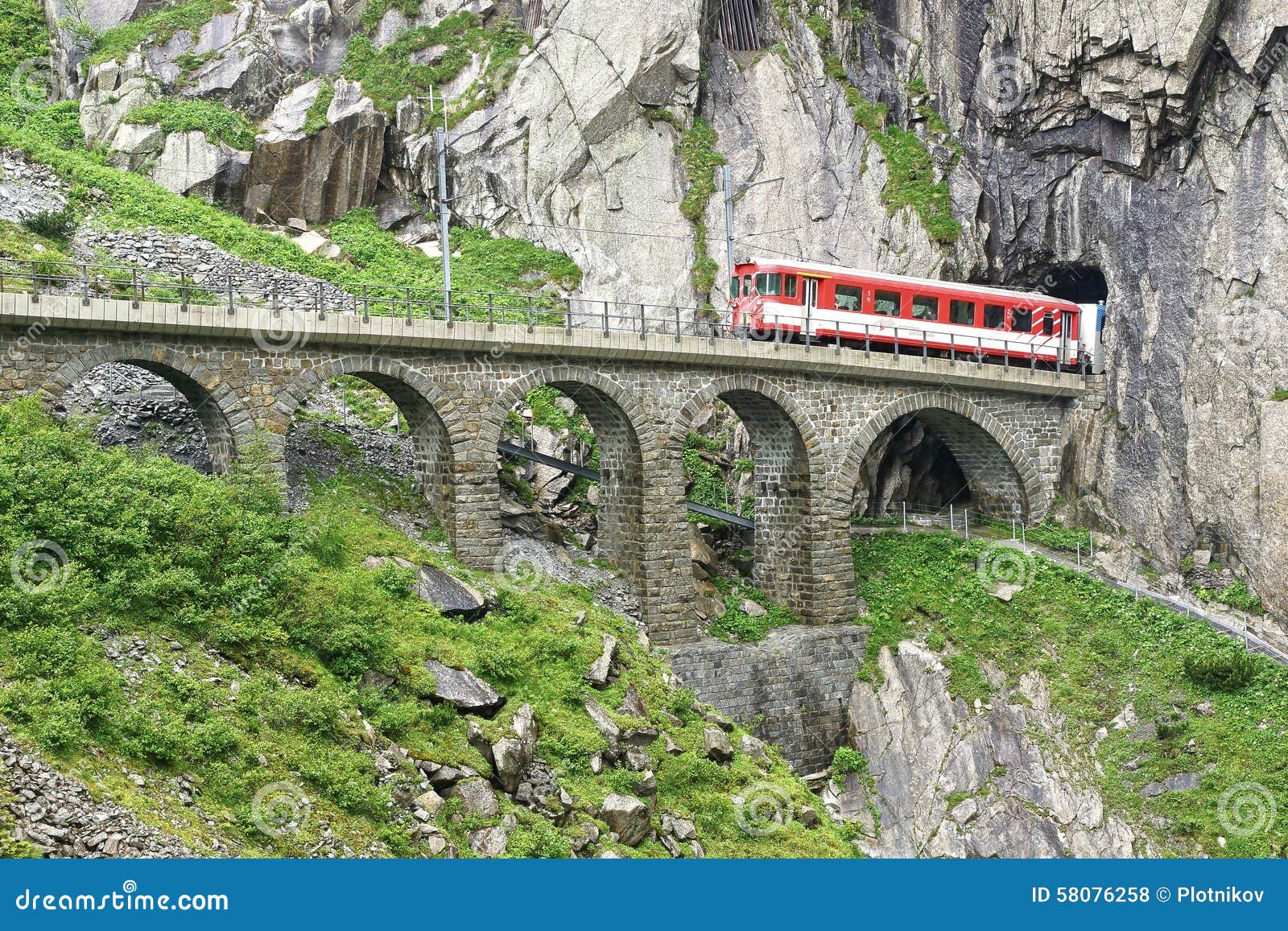 Old Bridge For Train And Ruins Royalty-Free Stock Photography ...