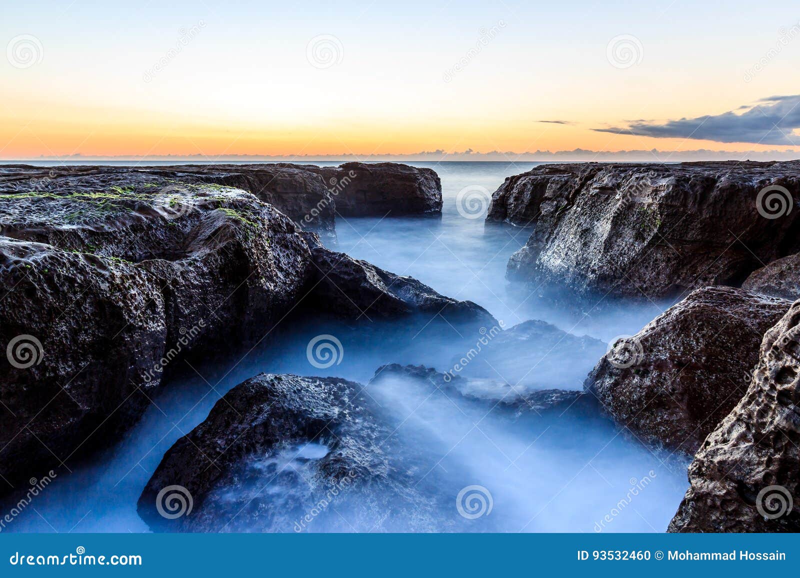 Devil`s Cauldron at Sunrise Stock Photo - Image of color, australia ...