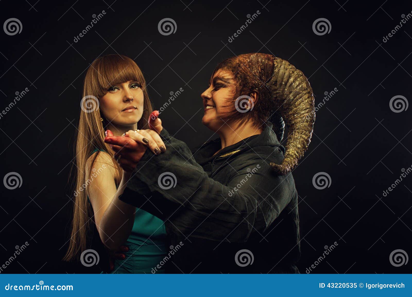 Devil s dance stock image. Image of charmed, entice, hell - 43220535