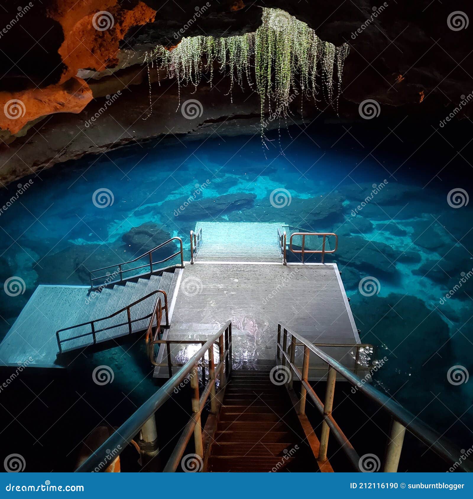 Devil S Den Prehistoric Spring, Florida Editorial Image - Image of camp ...