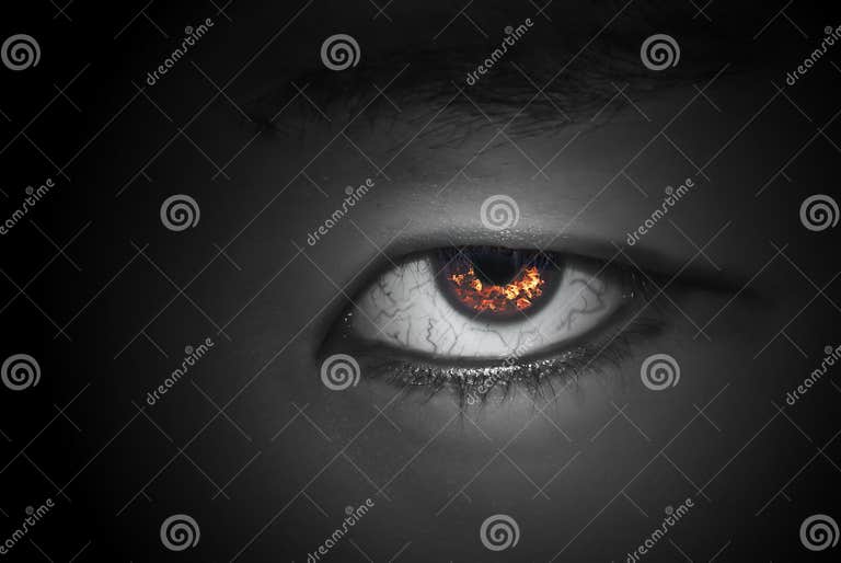 Devil s Eye stock photo. Image of evil, eyes, monster - 12436158