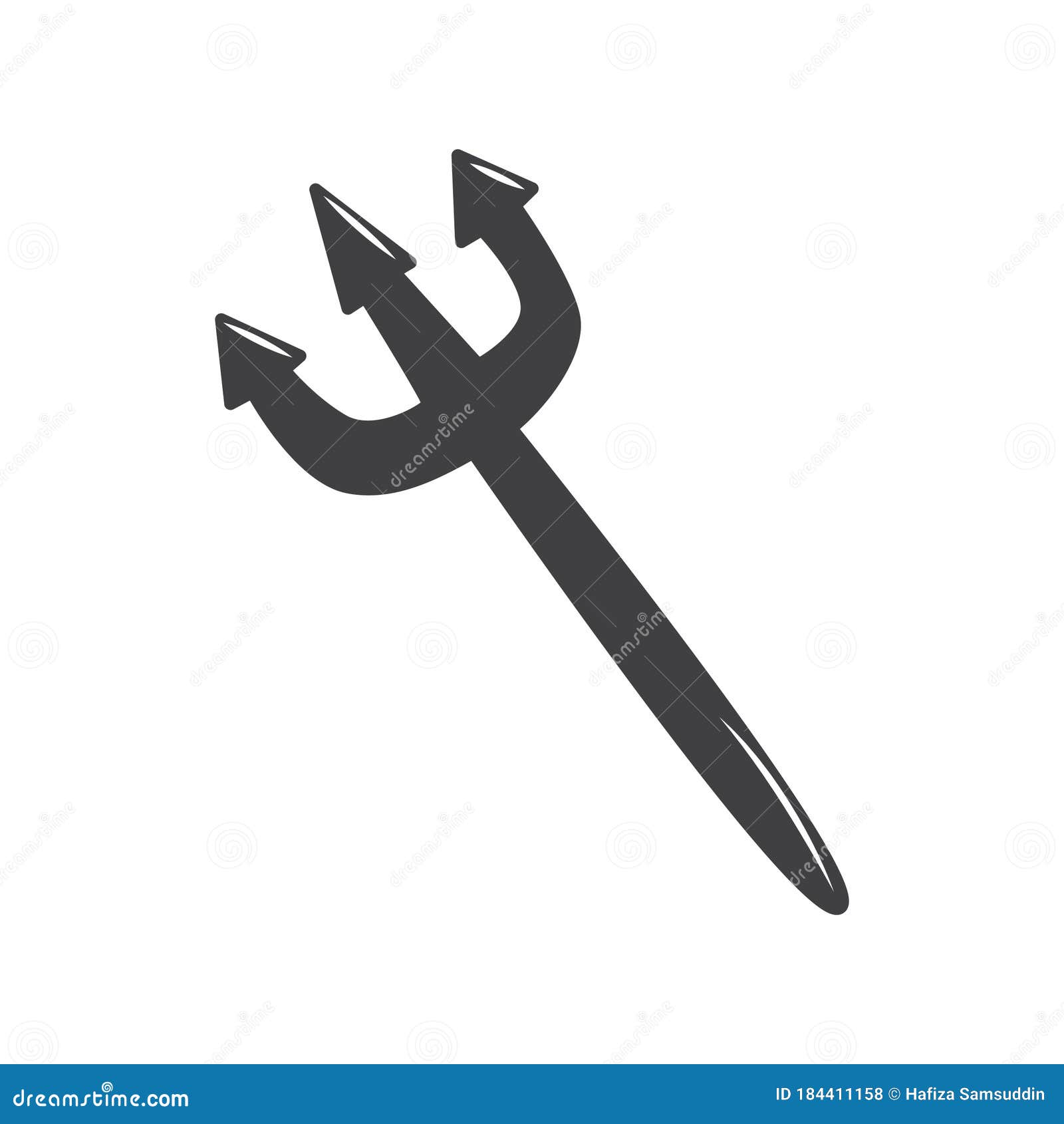 Devil`s Fork. Vector Illustration Decorative Background Design Stock ...
