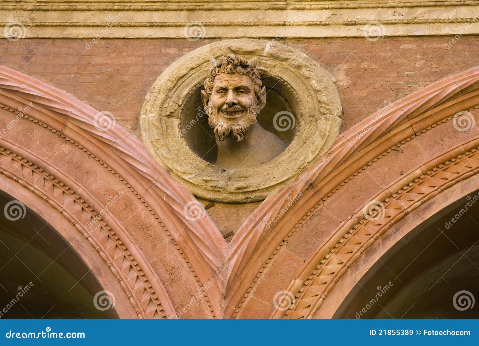 The Devil S Head on Building in Bologna Stock Image - Image of bust ...
