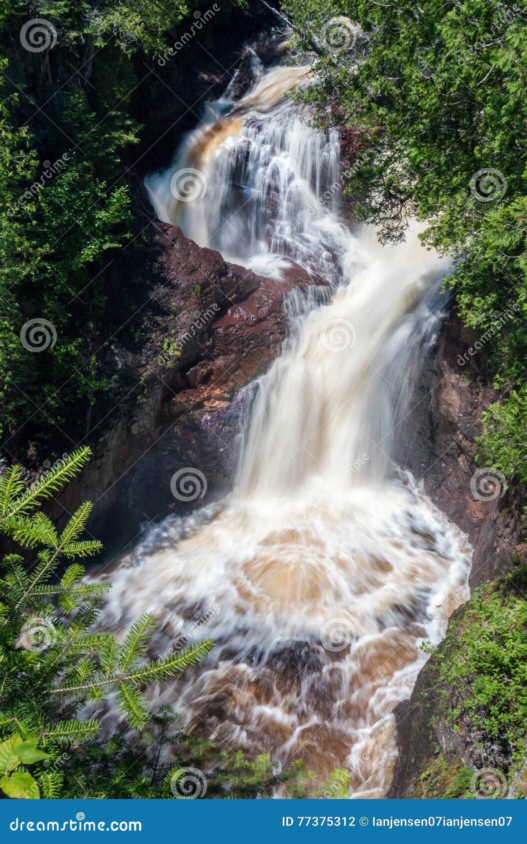 Devil s Kettle stock photo. Image of beautiful, colorful - 77375312