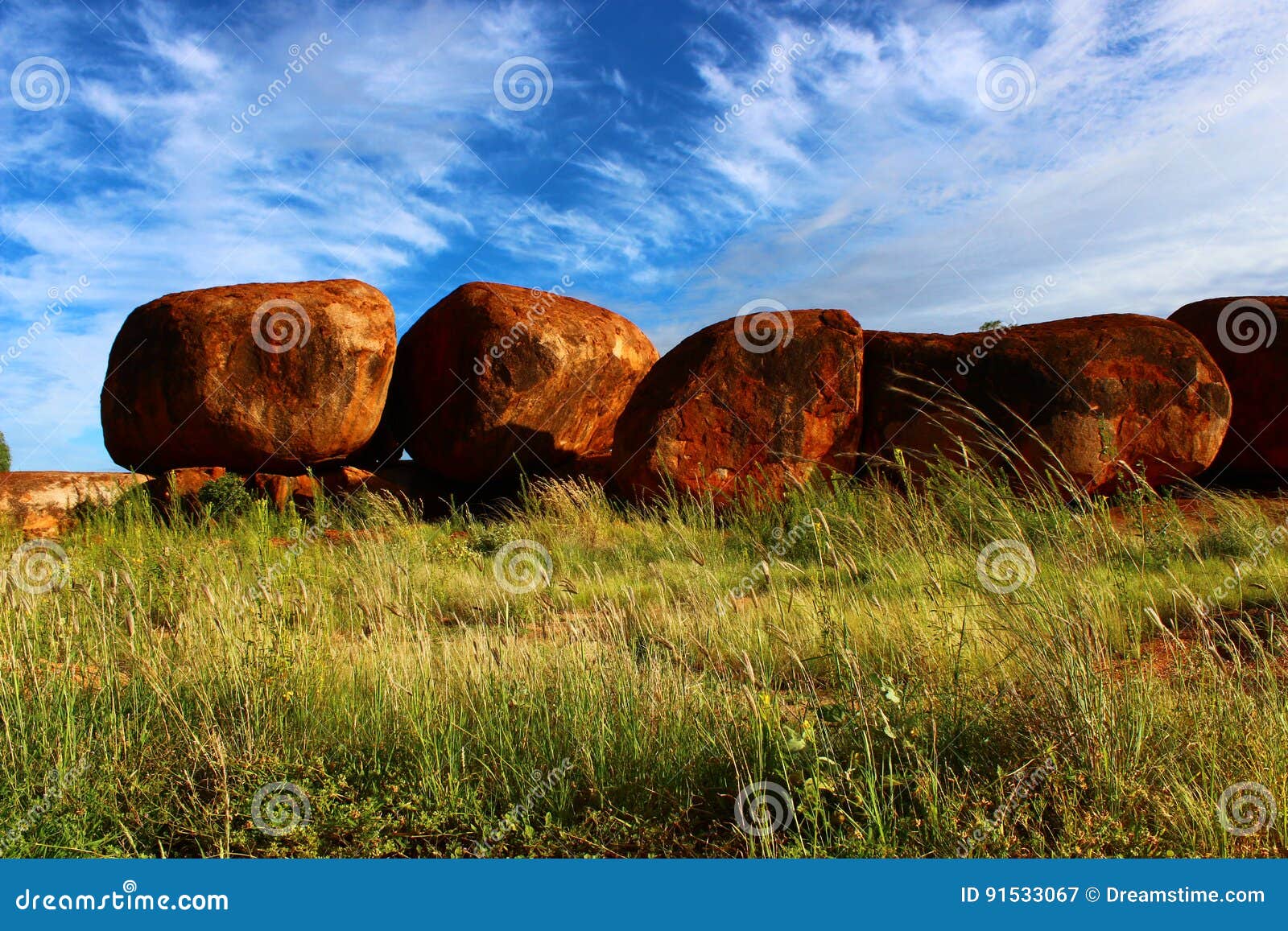 Devil`s Marbles, Northern Territory Stock Image - Image of karlwekarlwe ...