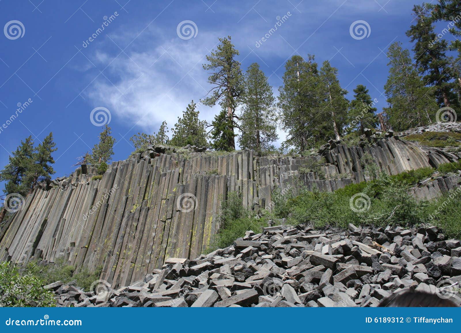 Devil S Postpile National Monument Stock Photo - Image of hike, park ...