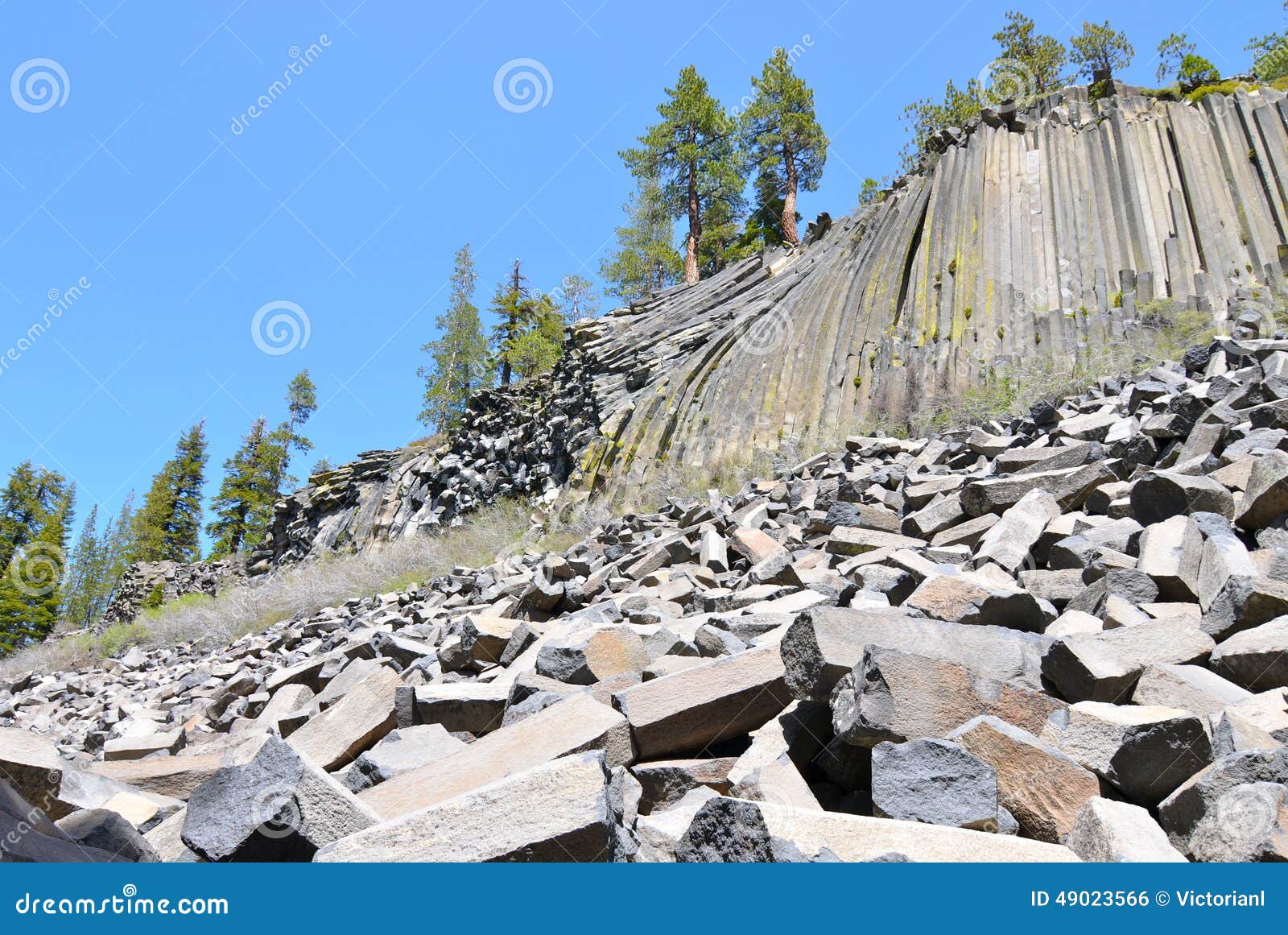 Devil S Postpile National Monument, California Stock Photo - Image of ...