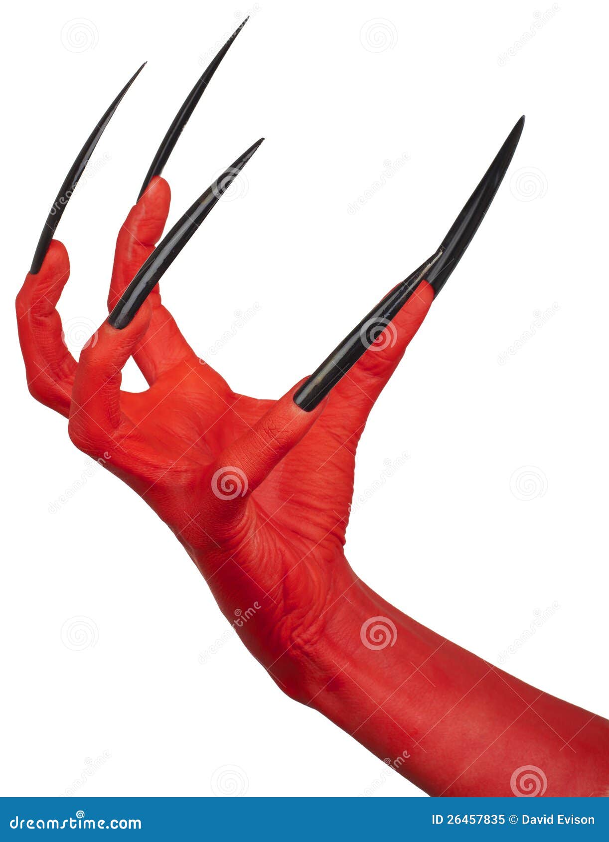 The devil s red claw. stock image. Image of sorceress - 26457835