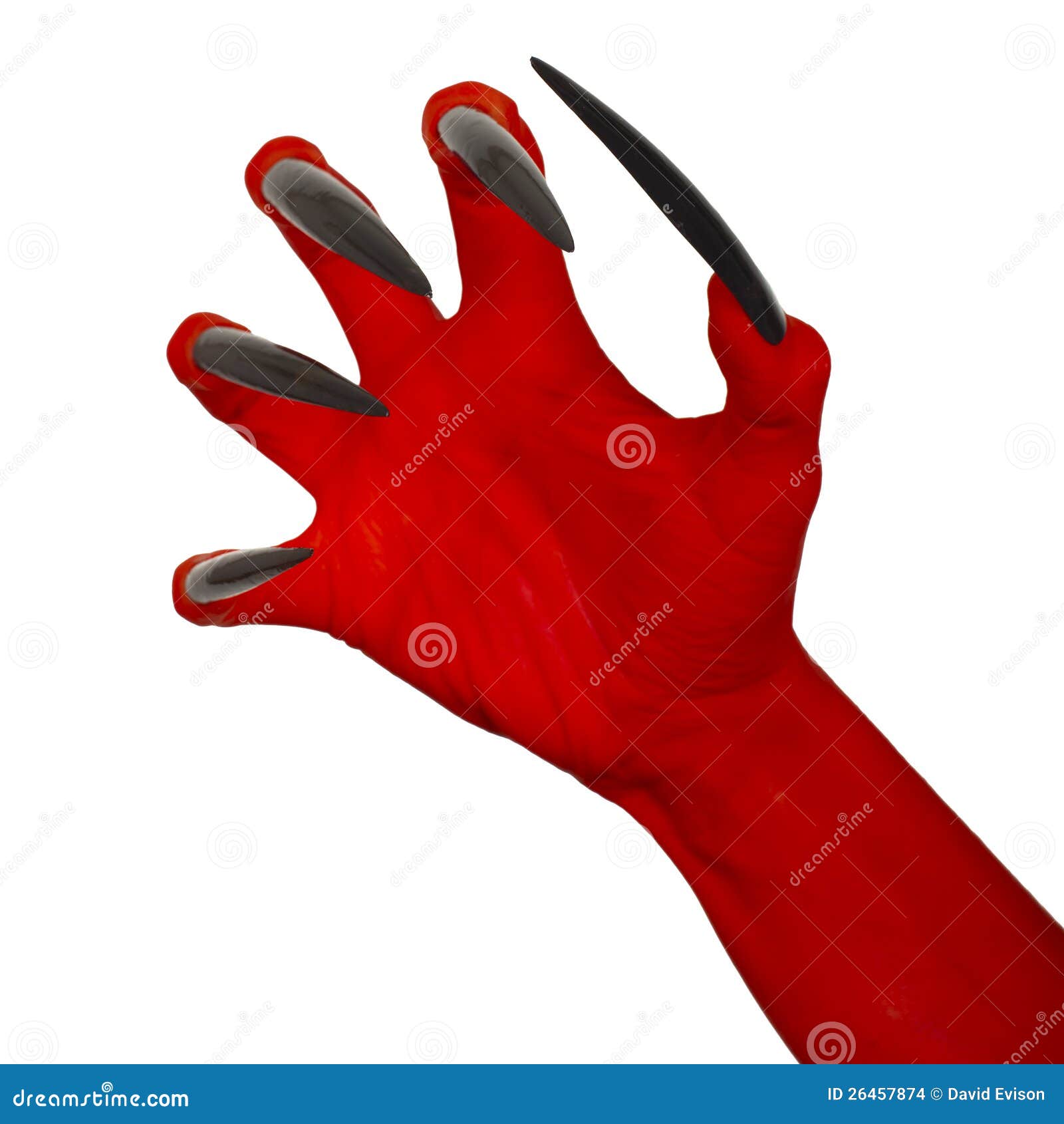 The devil s red claw. stock photo. Image of black, devil - 26457874