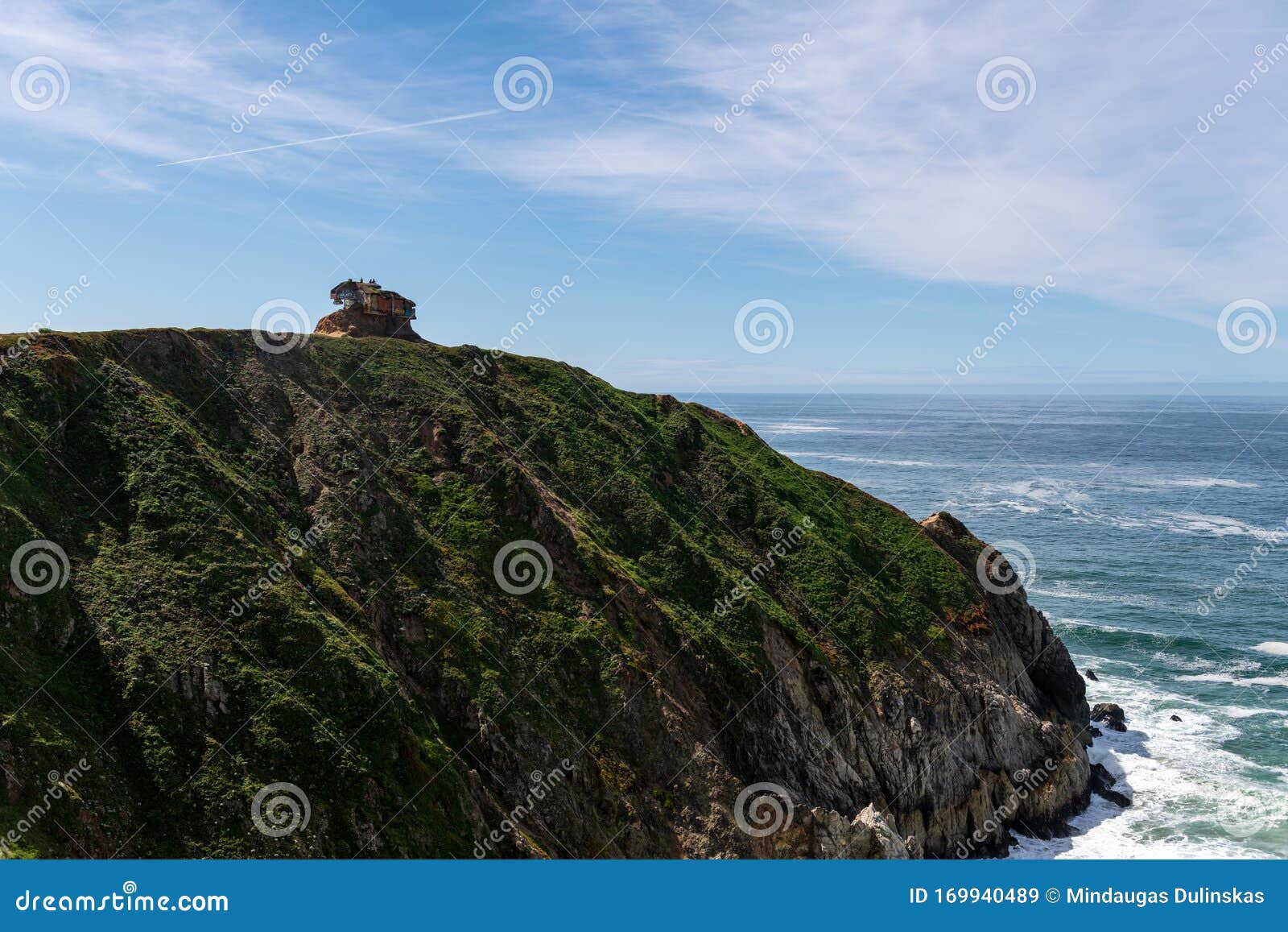 Devil`s Slide Bunker in California. Sightseeing Place Stock Image ...
