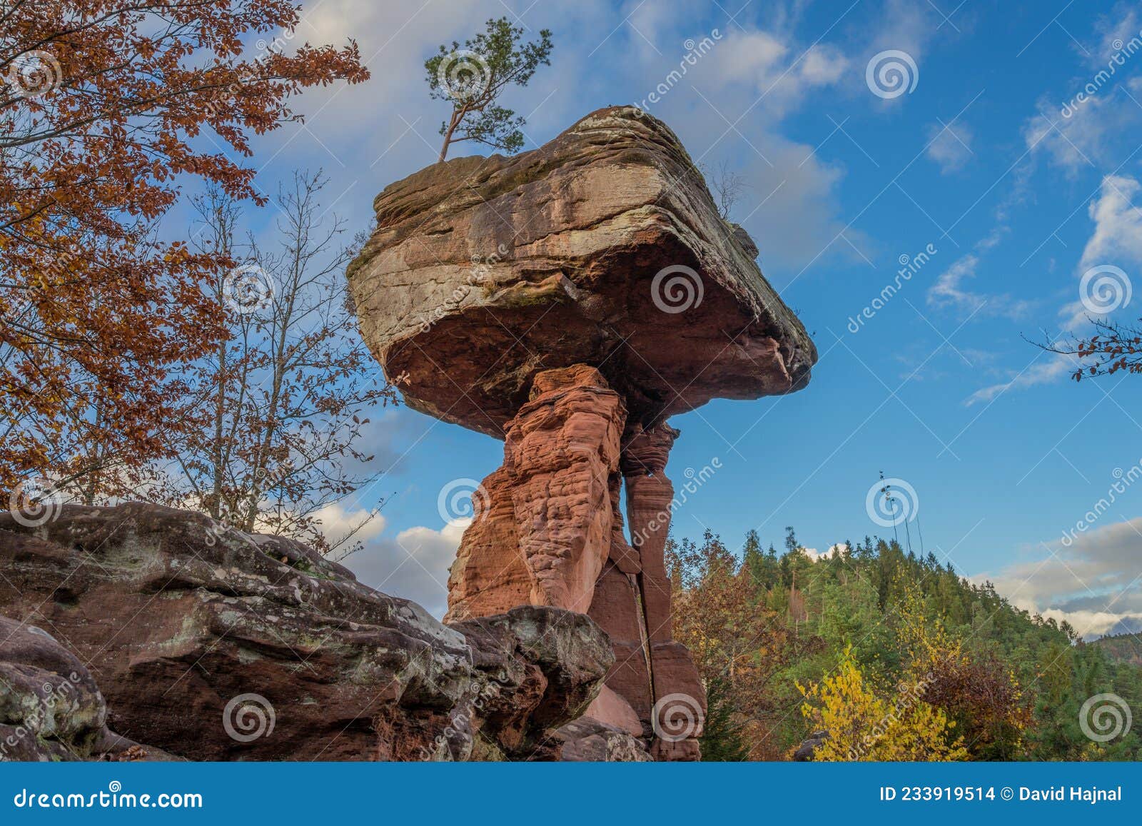 Devil`s Table stock photo. Image of sandstone, poster - 233919514