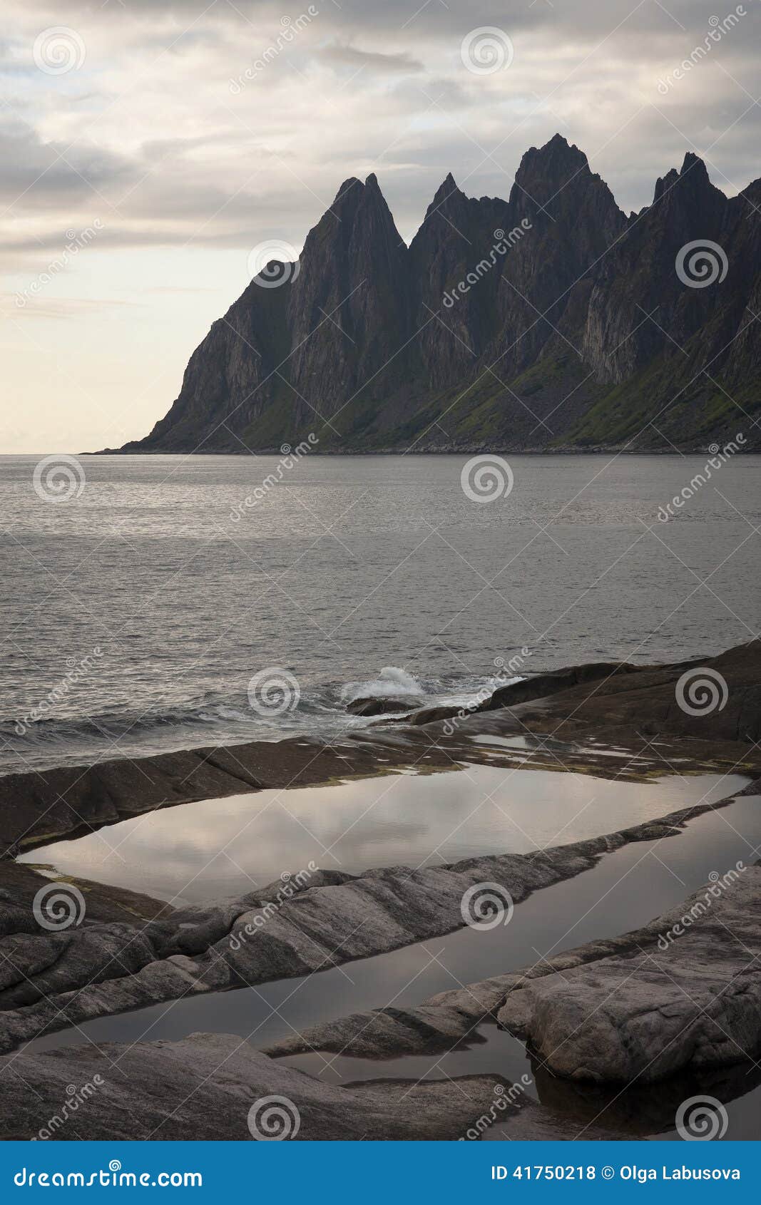 Devil S Teeth, Rocks on the Island of Senja, Northern Norway Stock ...