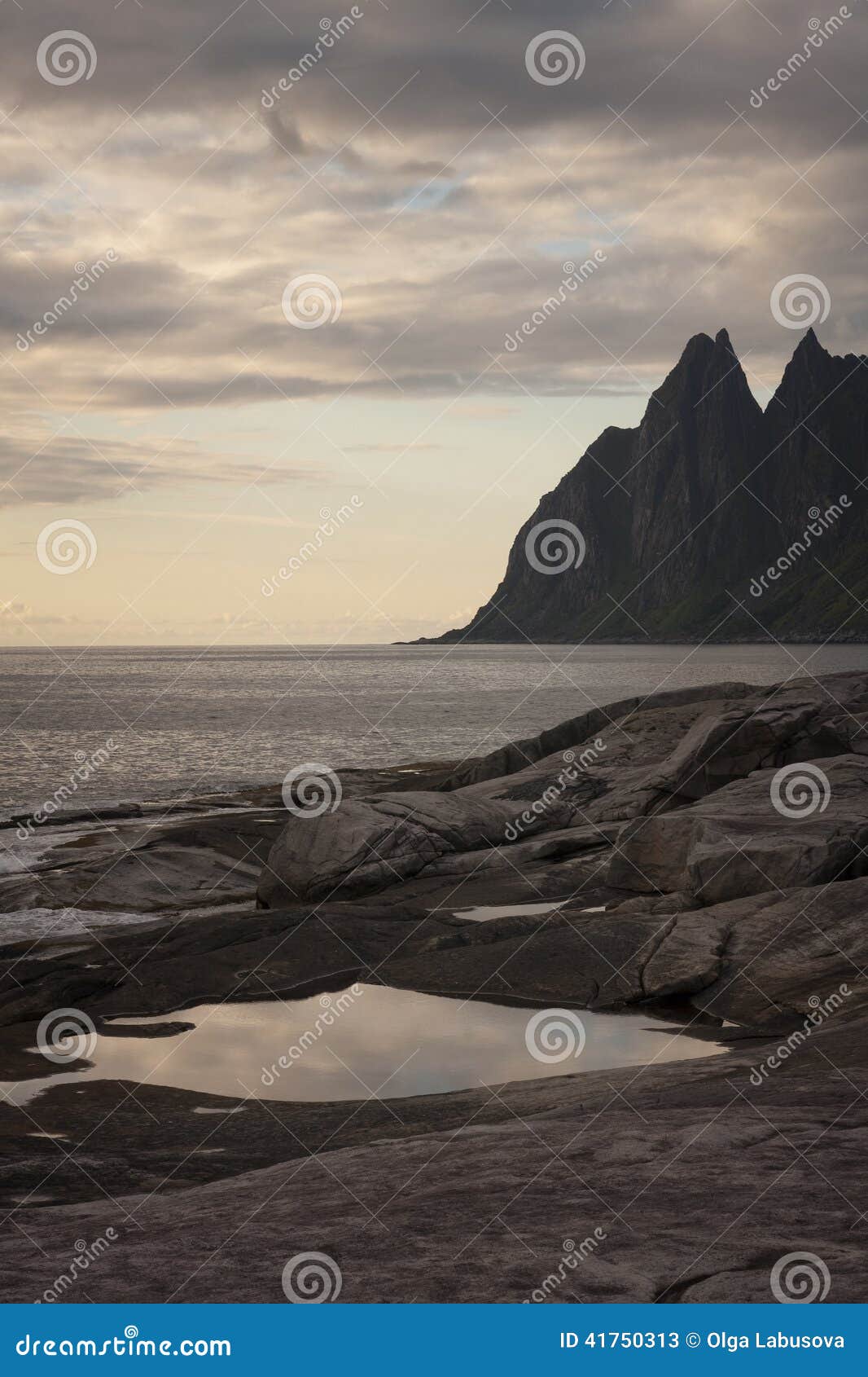Devil S Teeth, Rocks on the Island of Senja, Northern Norway Stock ...