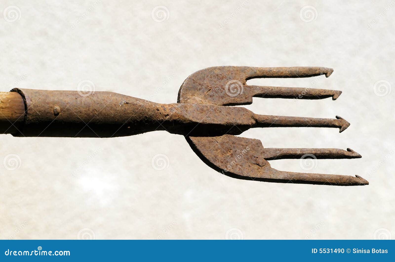 Devil s tool stock photo. Image of devil, spear, metal - 5531490