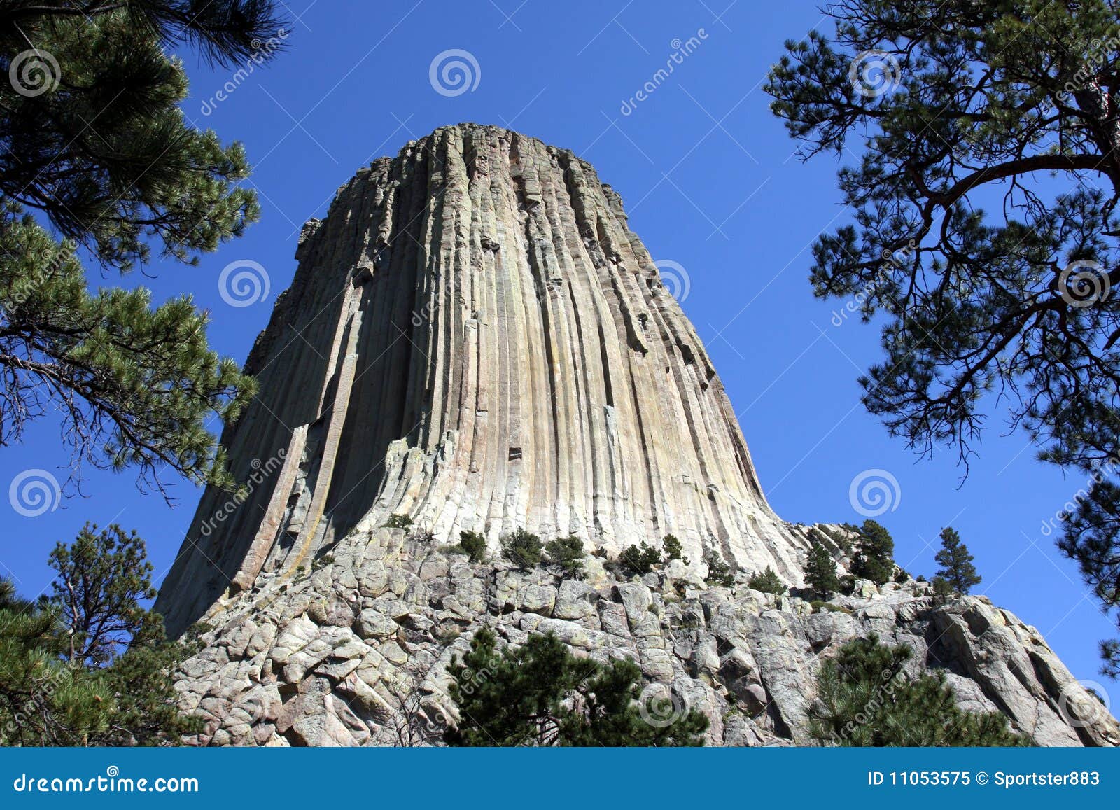 Devil s Tower South Dakota stock image. Image of magma - 11053575