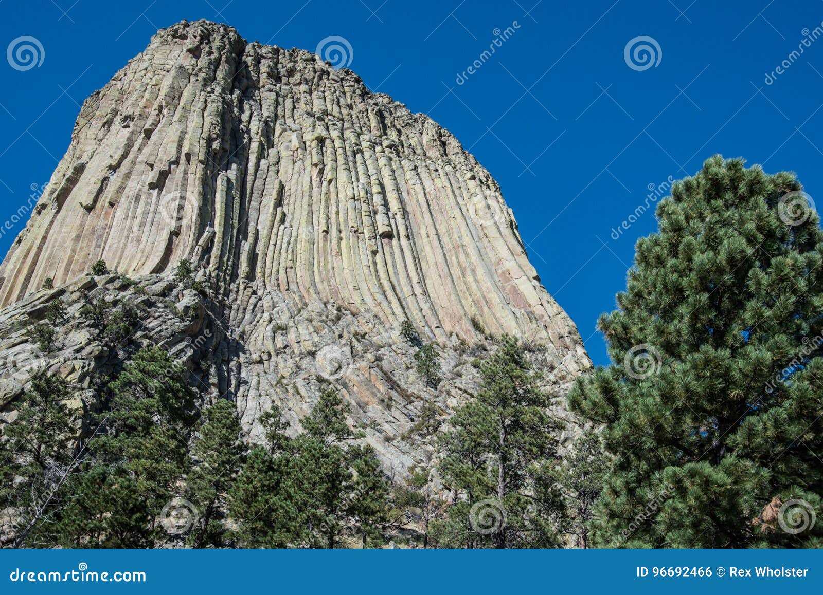 Devil`s Tower in Wyoming stock photo. Image of national - 96692466