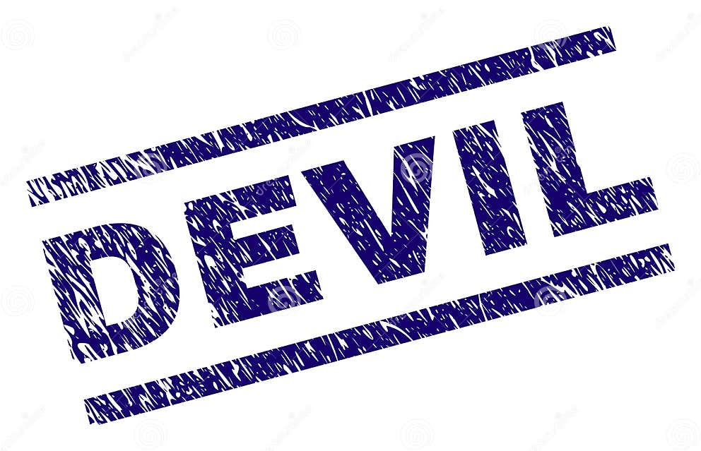 Grunge Textured DEVIL Stamp Seal Stock Vector - Illustration of hell ...