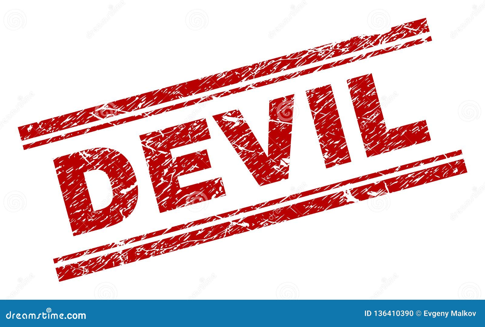 Scratched Textured DEVIL Stamp Seal Stock Vector - Illustration of ...
