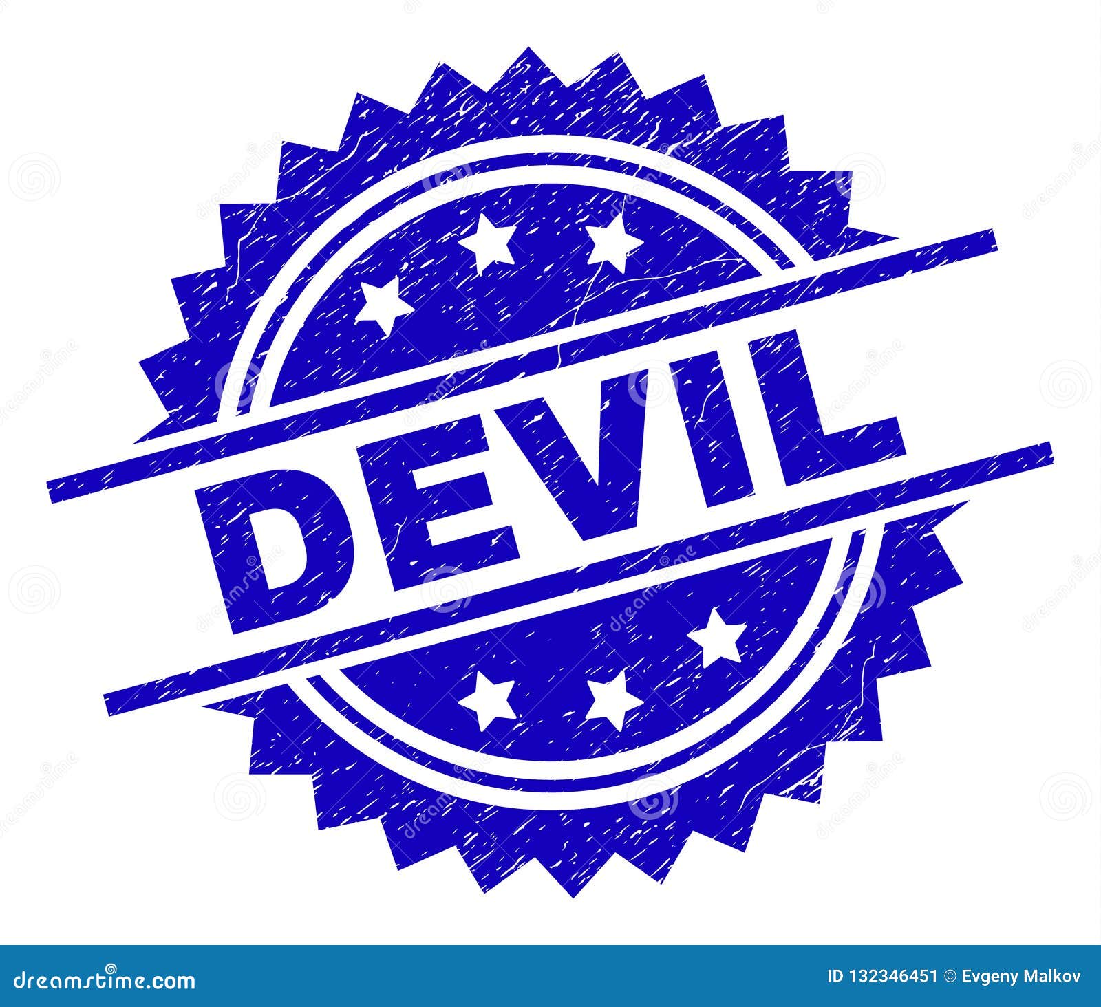 Scratched Textured DEVIL Stamp Seal Stock Vector - Illustration of hell ...