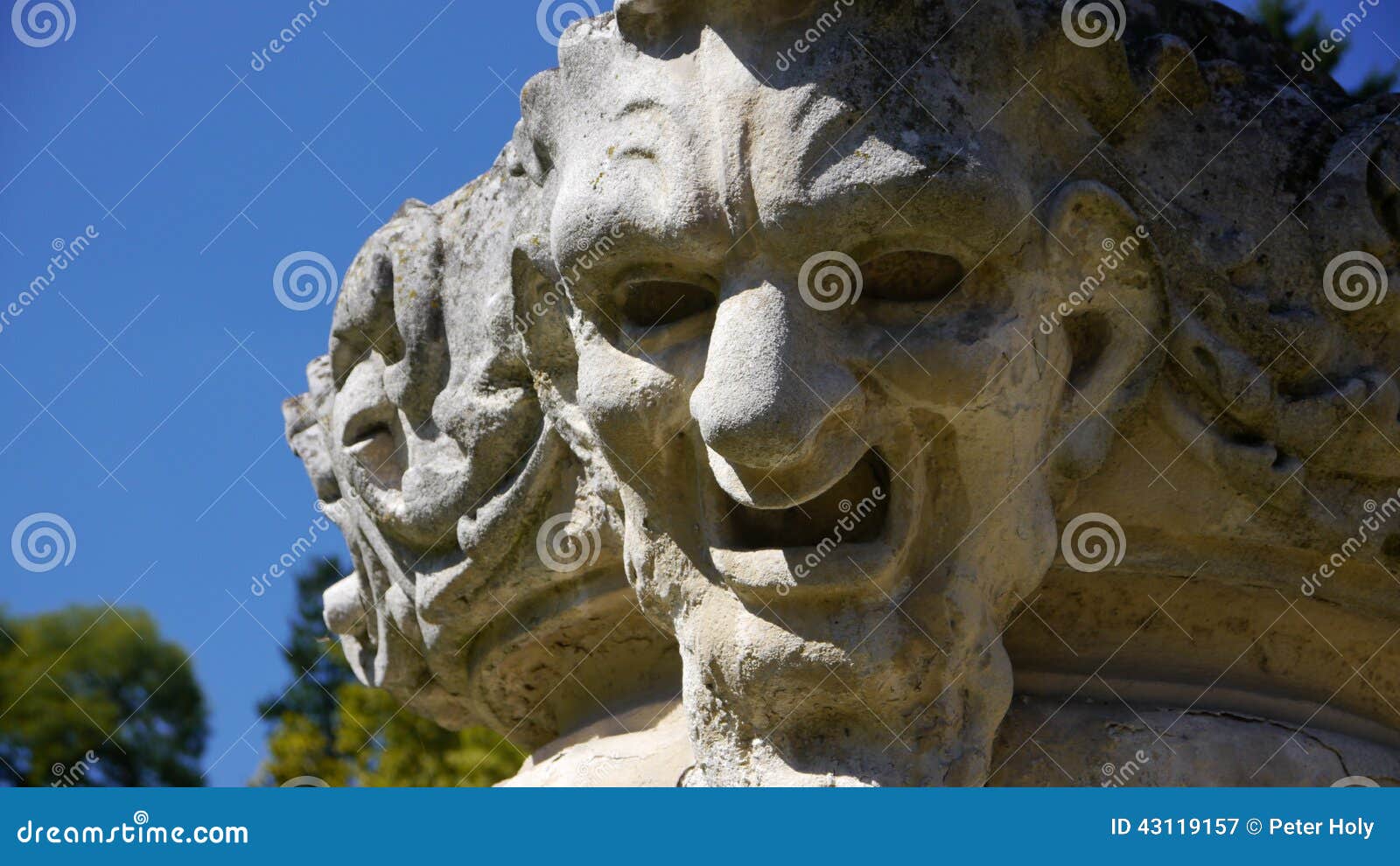 Devil statue stock image. Image of scary, statue, face - 43119157