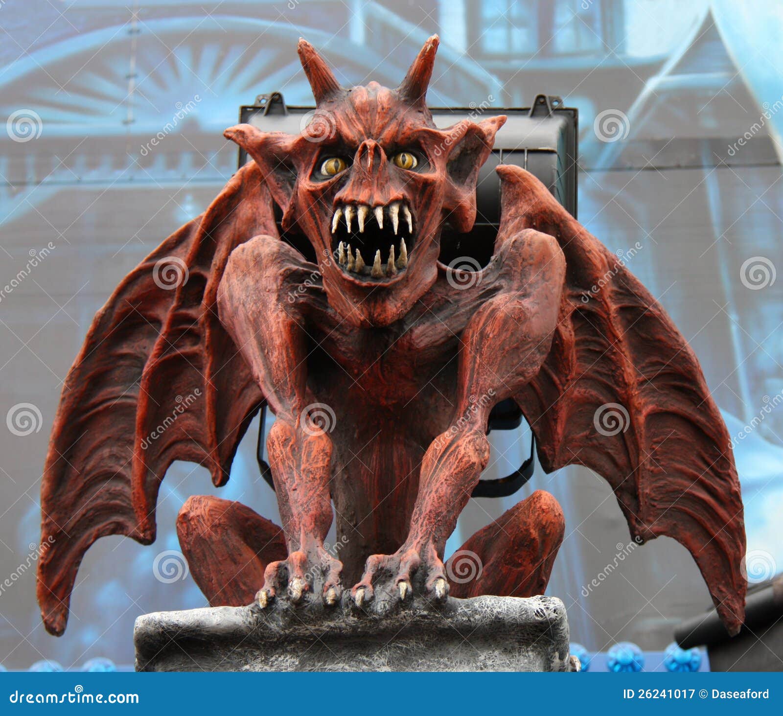 Devil Style Monster. stock image. Image of scary, wings - 26241017