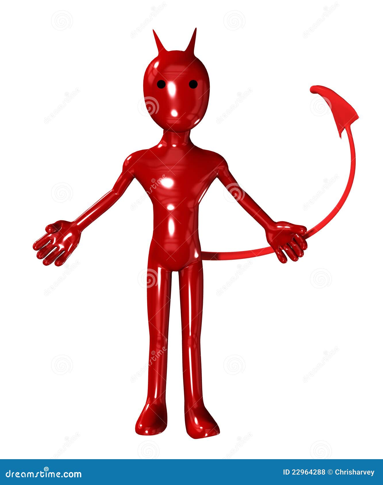 Devil with a Tail stock illustration. Illustration of mysterious - 22964288