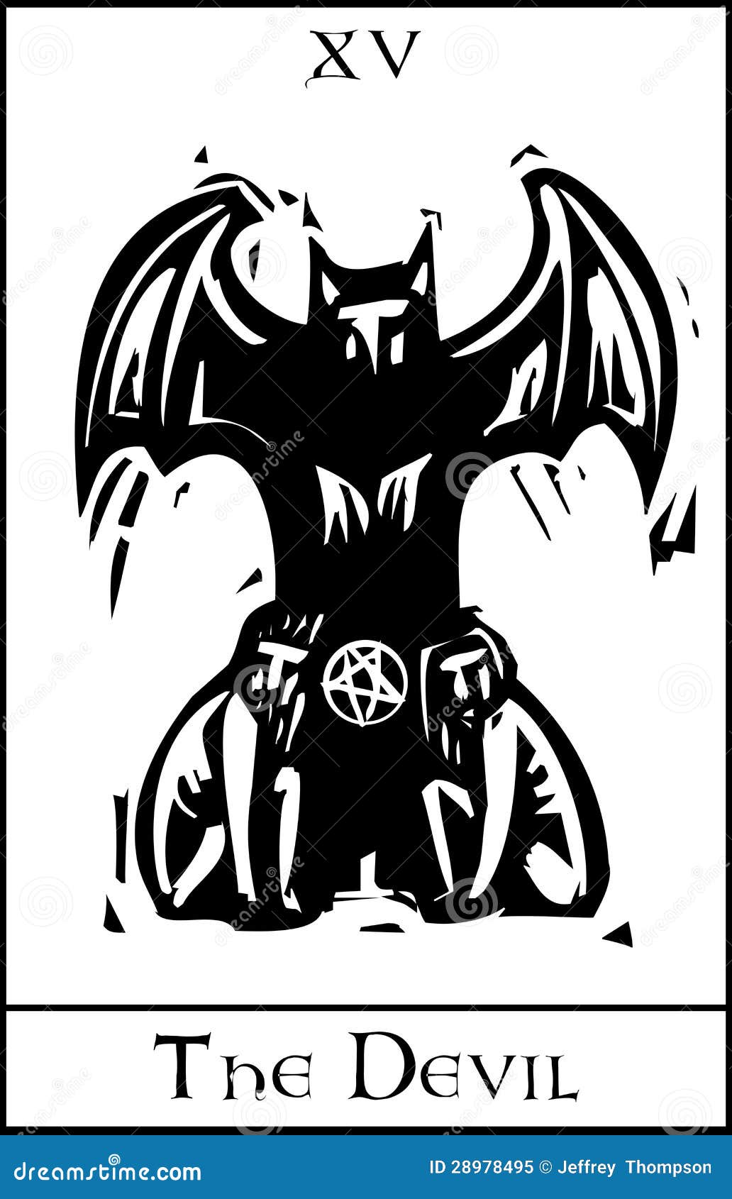 The Devil Tarot Card Bondage, Temptation, Enslavement, Materialism ...
