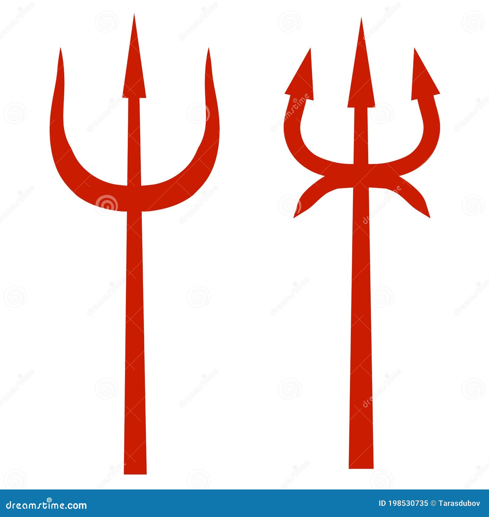Devil Pitchfork Vector