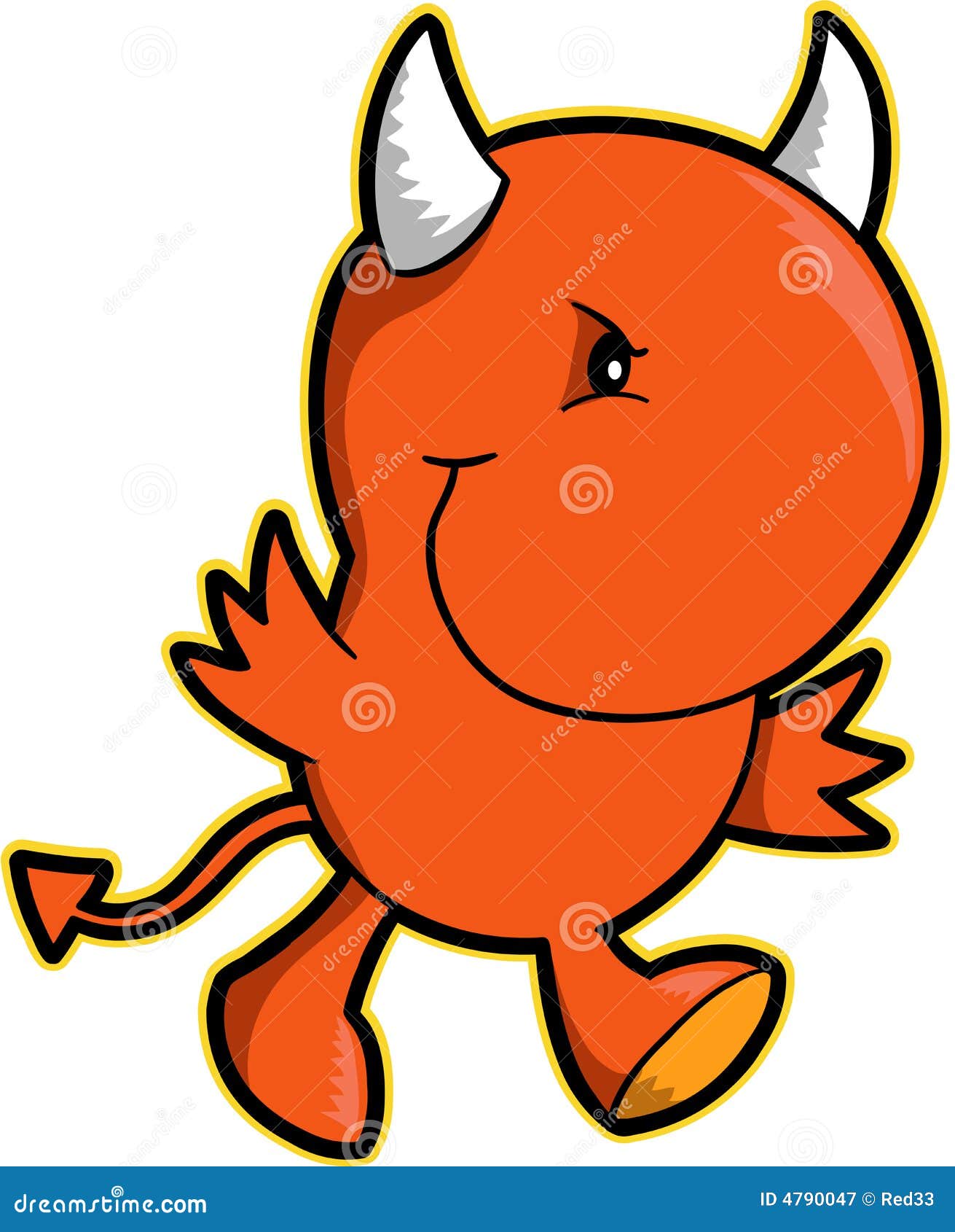 Devil Vector Illustration stock vector. Illustration of devil - 4790047