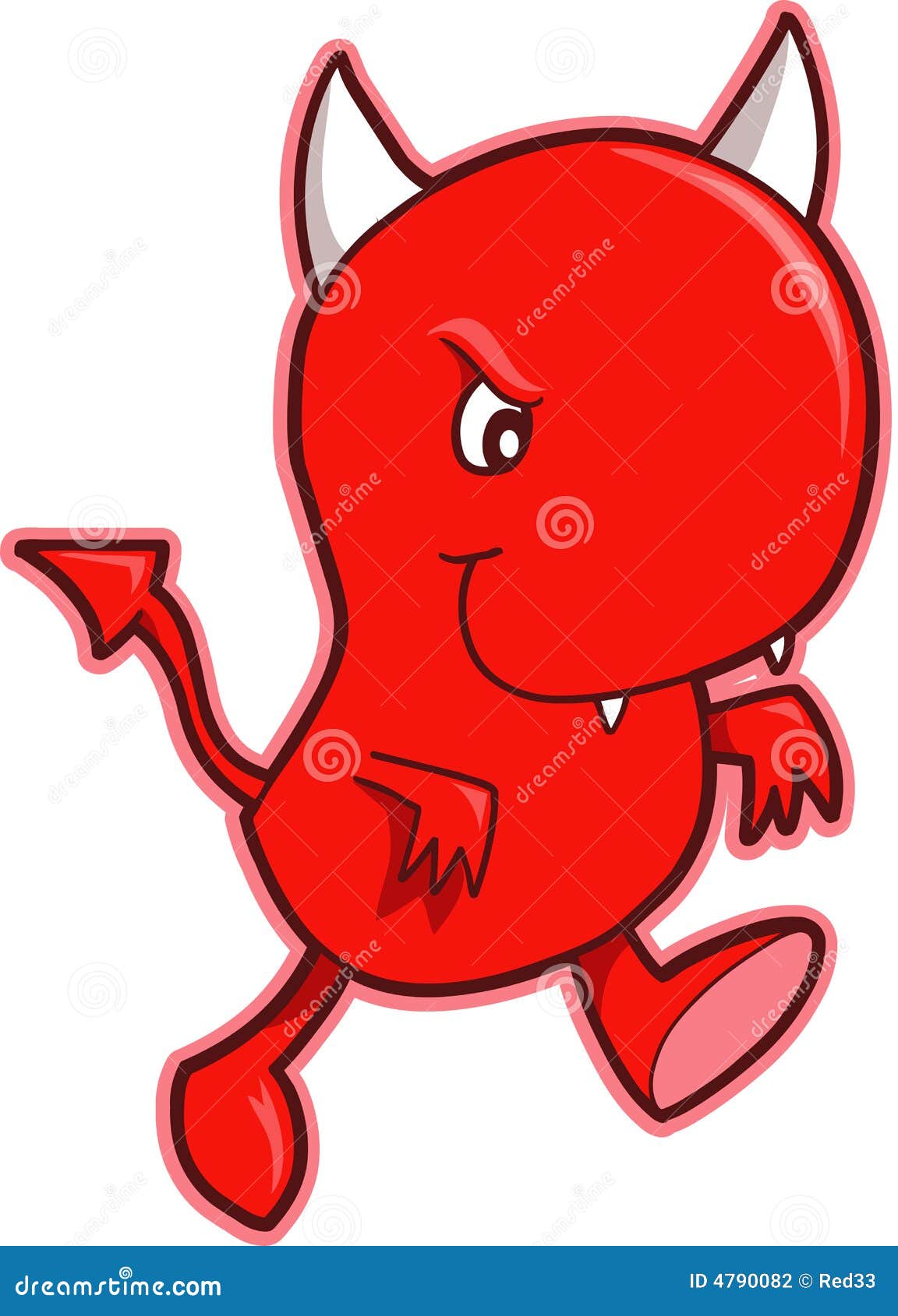 Devil Vector Illustration stock vector. Illustration of hell - 4790082