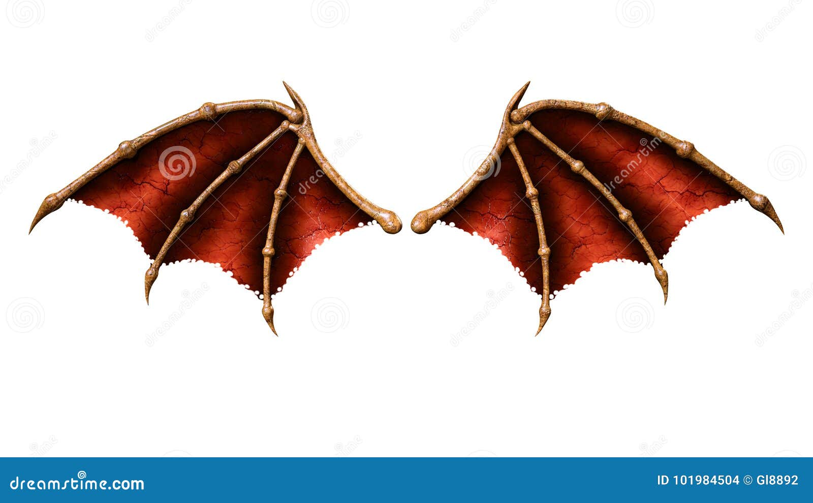 Devil Wings, Demon Wing stock illustration. Illustration of flight ...