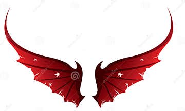 Devil Wings stock illustration. Illustration of symmetric - 92776899