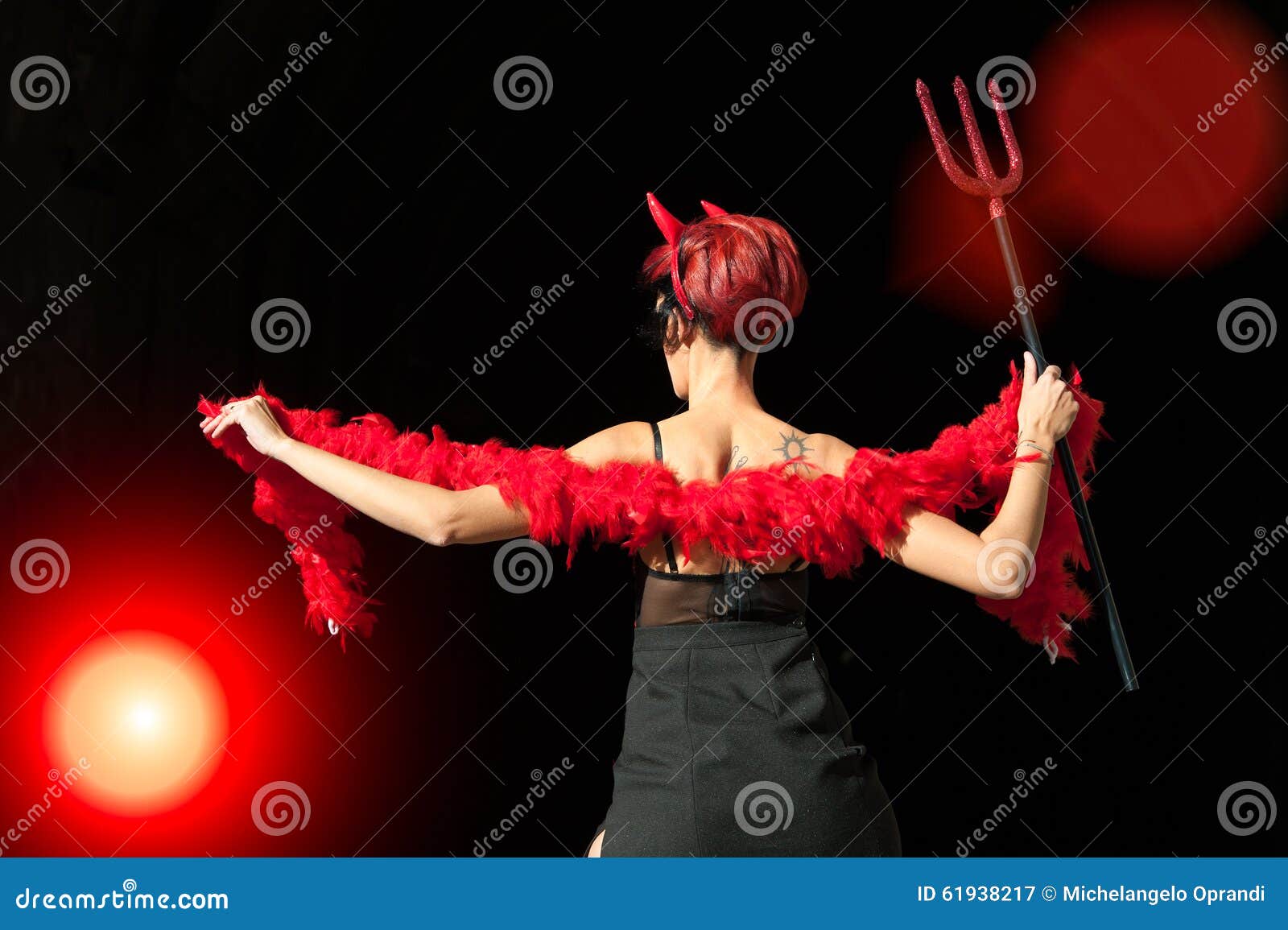 She Devil stock image. Image of girl, beautiful, party - 61938217