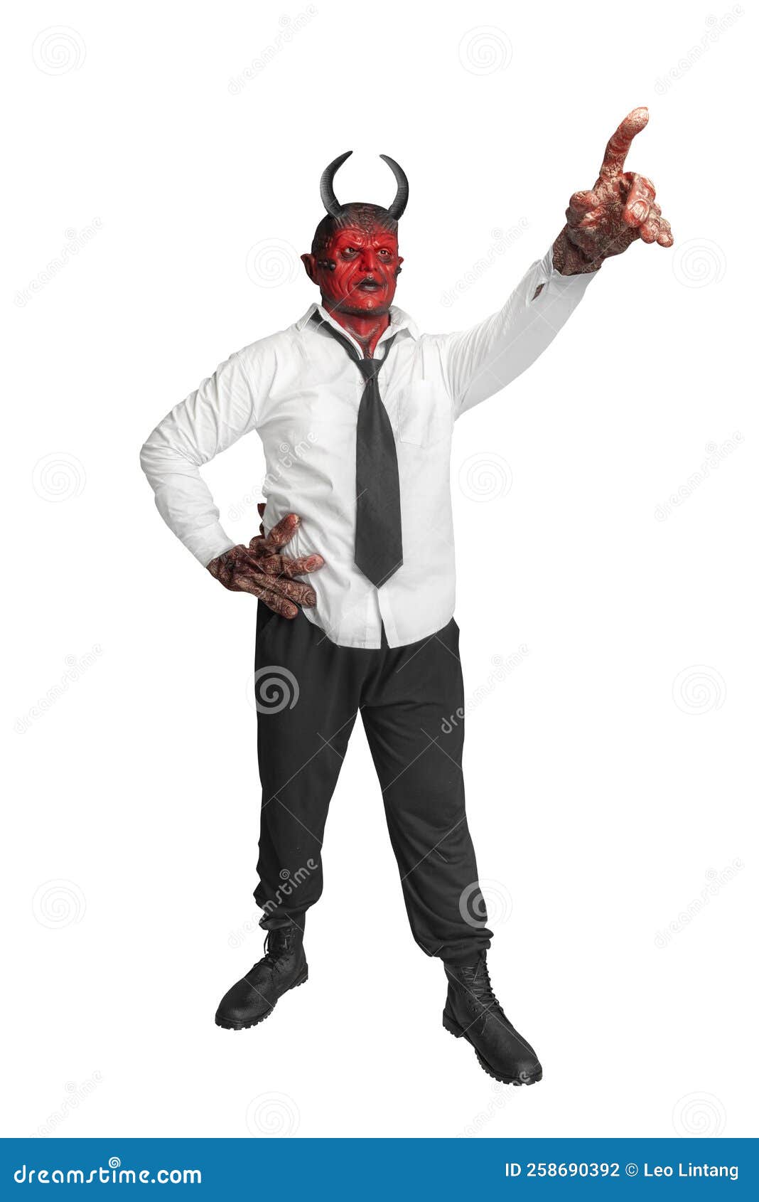 Devilman stock photo. Image of halloween, creepy, hell - 258690392