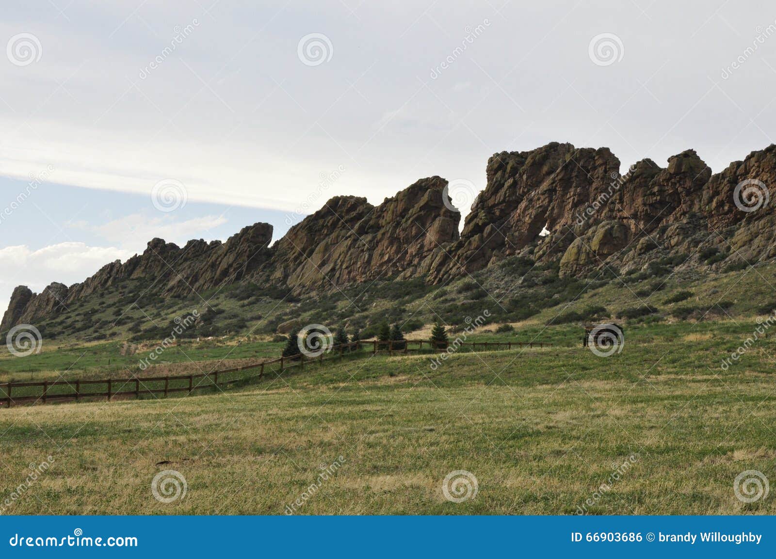 Devils Backbone stock photo. Image of devils, foothills - 66903686