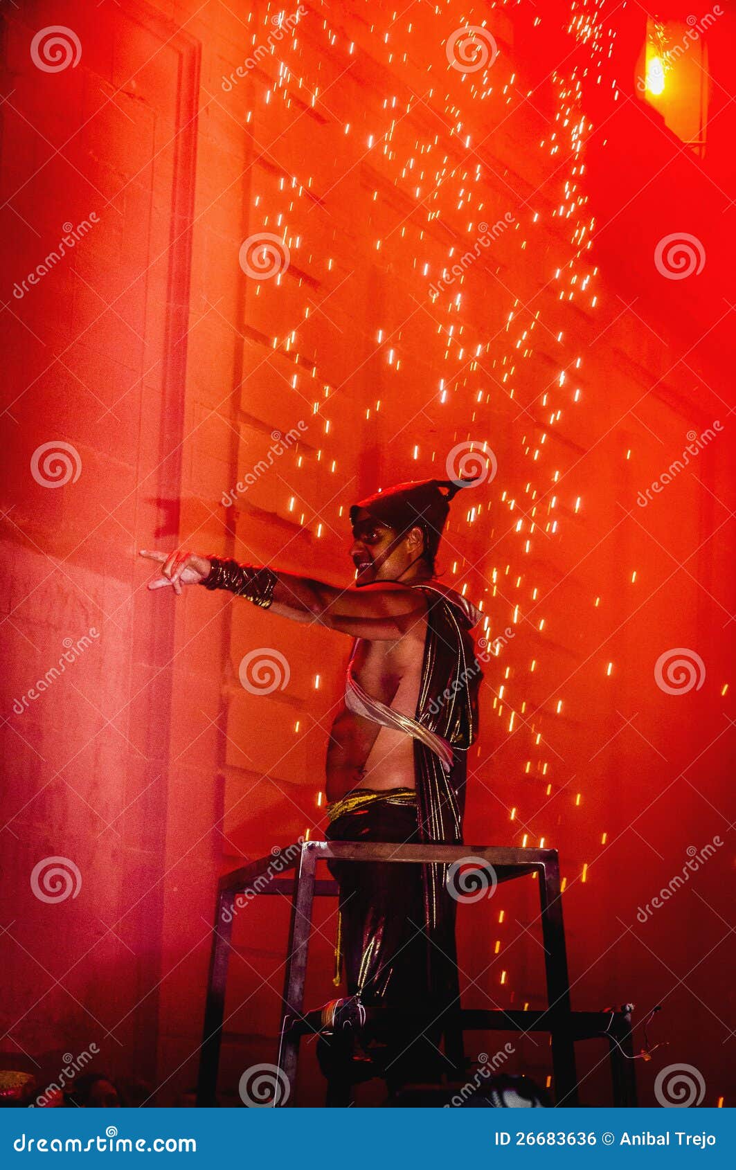 Devils Dance Group on Correfoc Performance Editorial Photo - Image of ...