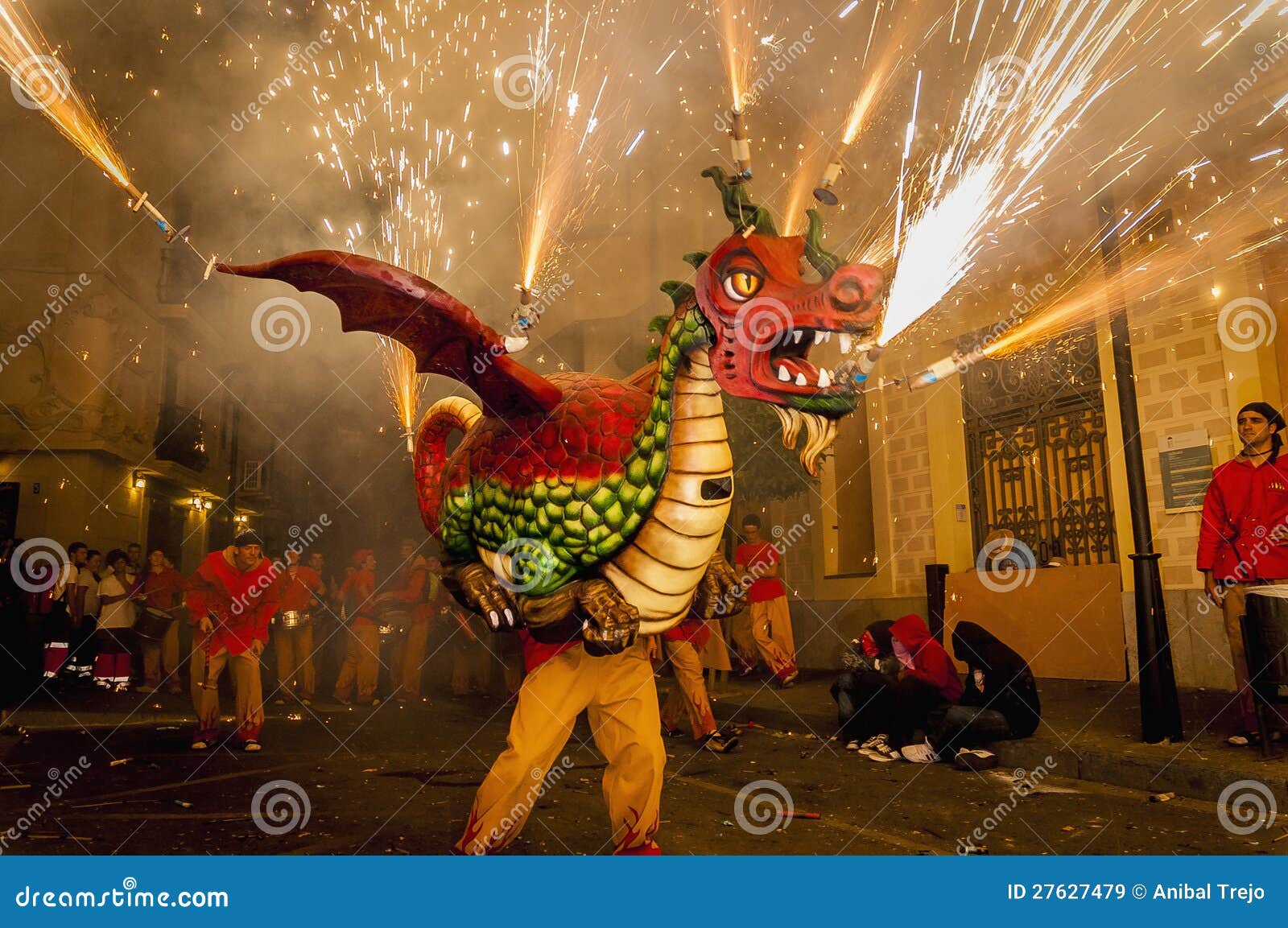 Devils Dance Group on Firerun Performance Editorial Stock Image - Image ...