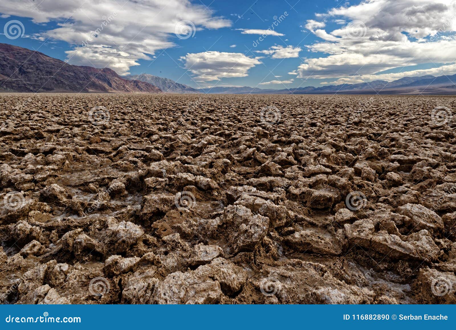 Devils Golf Course in Death Valley Stock Photo - Image of park, basin ...