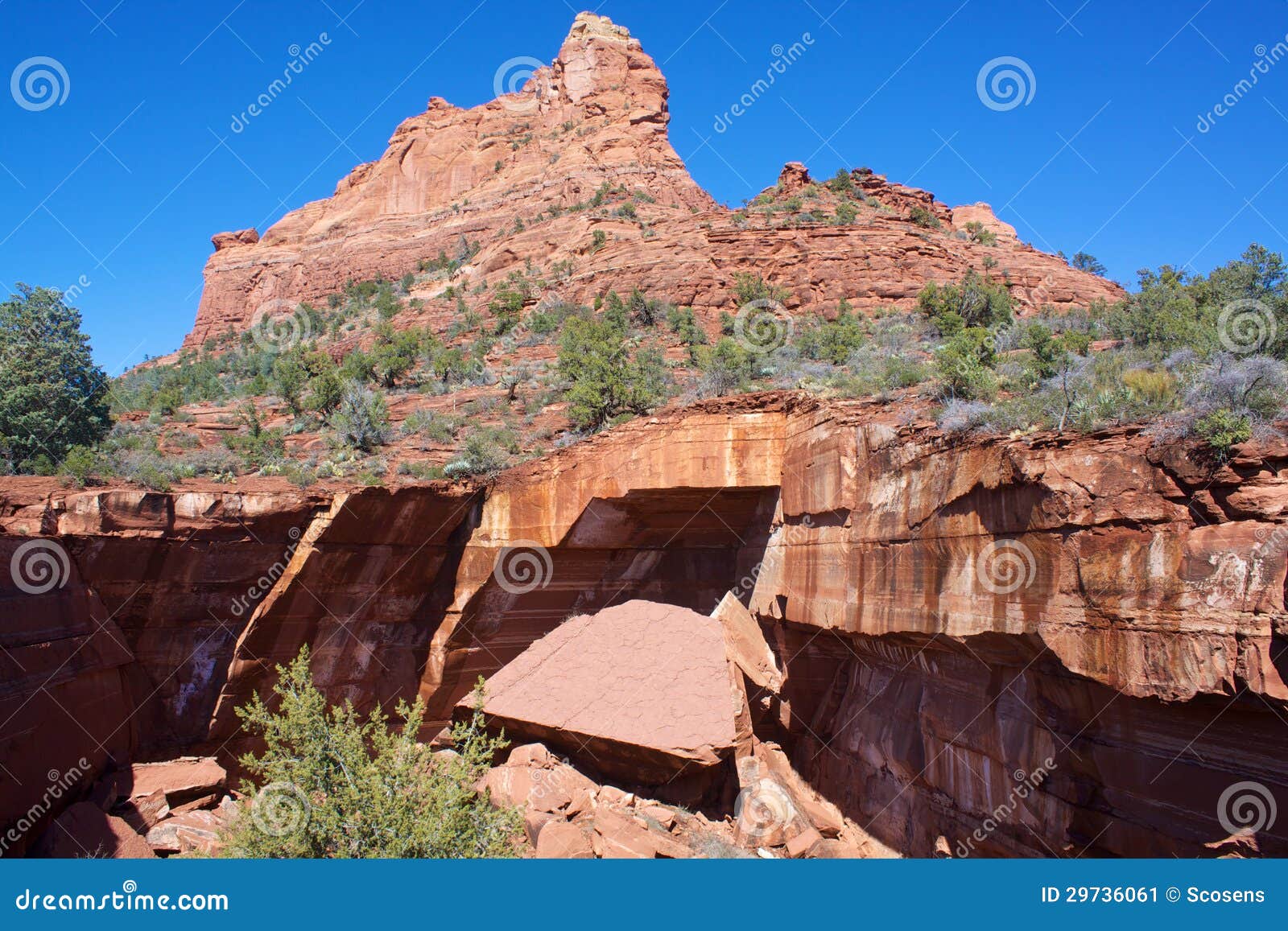 Devils Kitchen, Sedona Arizona Stock Image - Image of desert, arizona ...