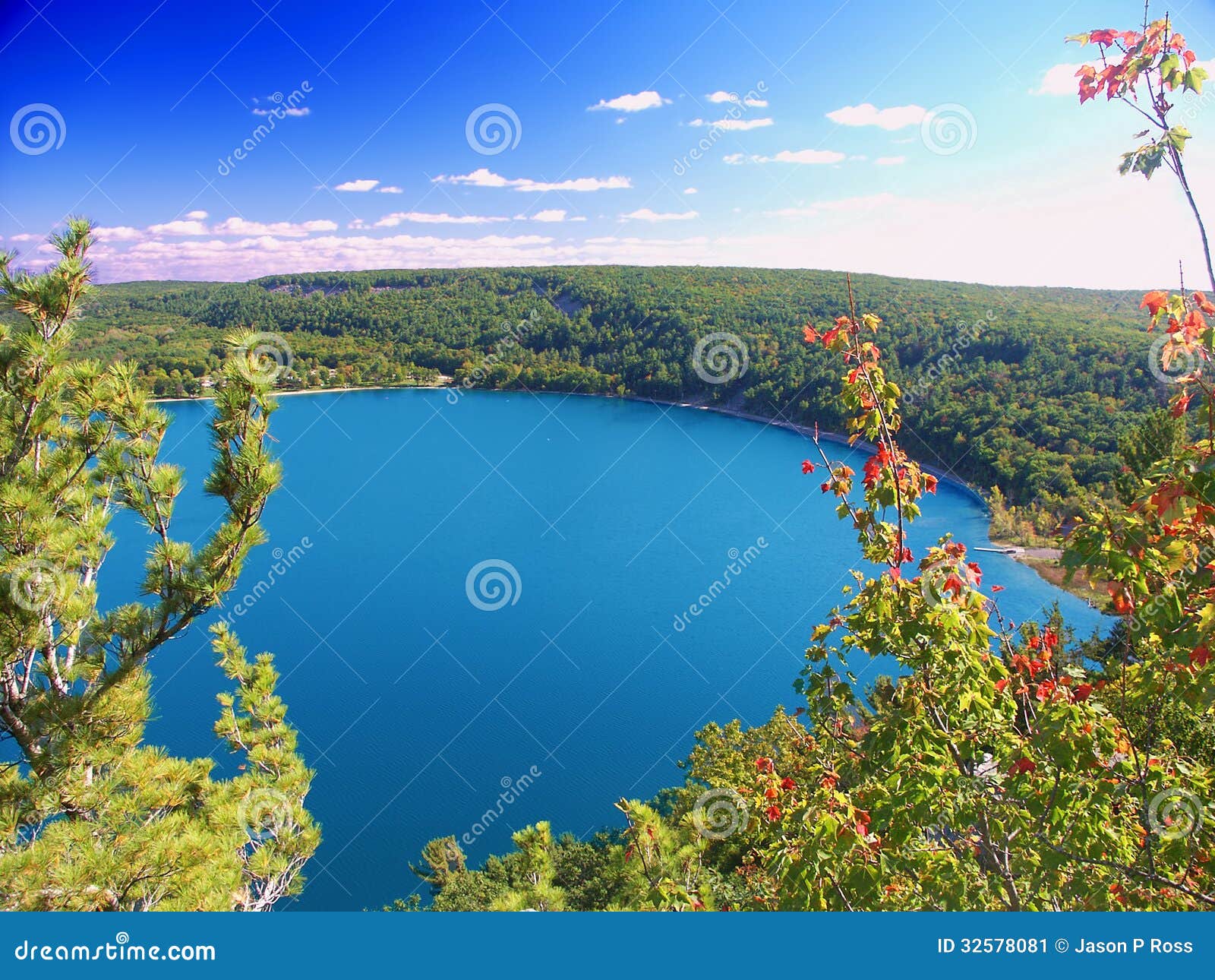 Devils Lake State Park Wisconsin Stock Image - Image of park, lake ...